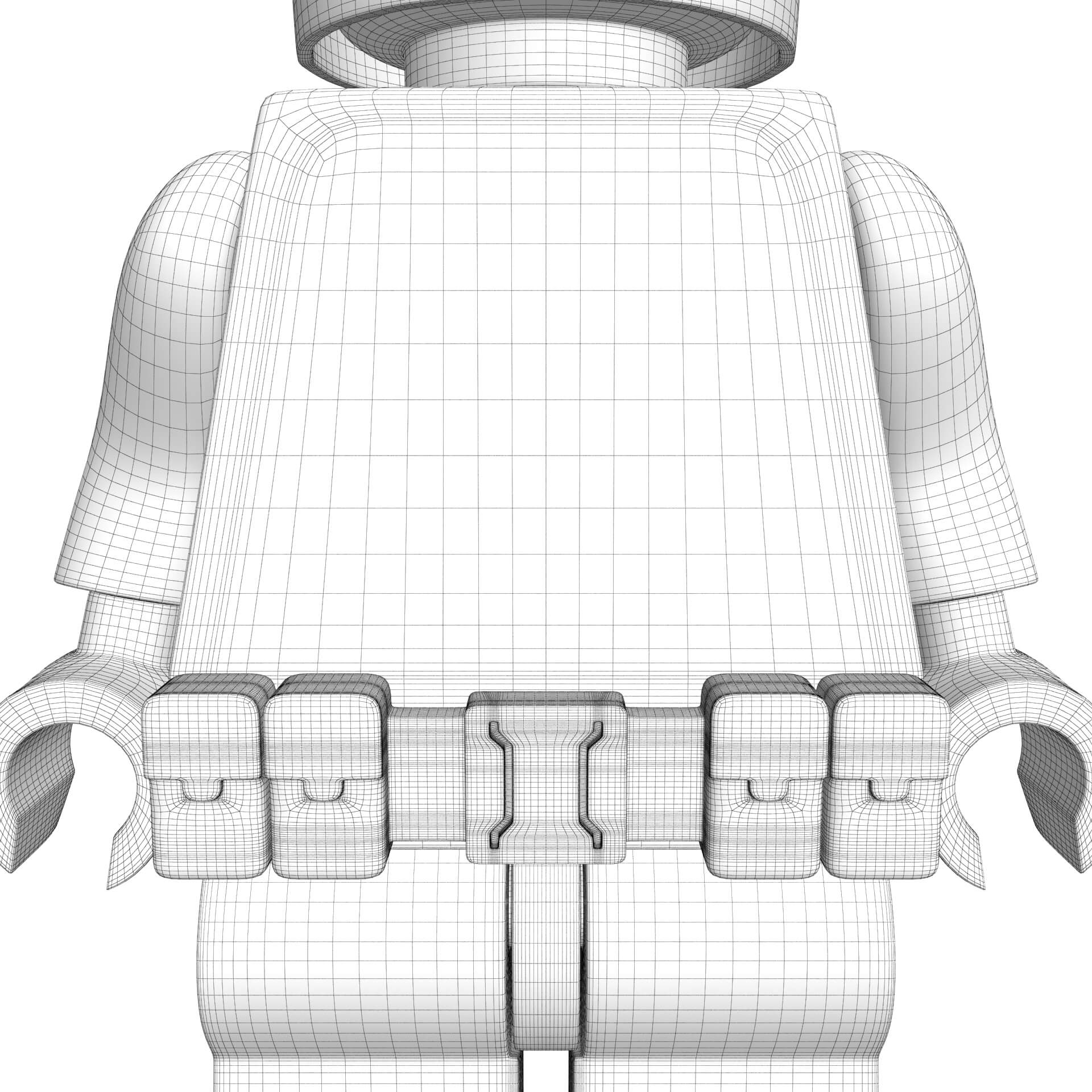 Batman Lego Figure - 3D Model by RenderBlade