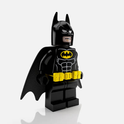 Batman Lego Figure - 3D Model by RenderBlade