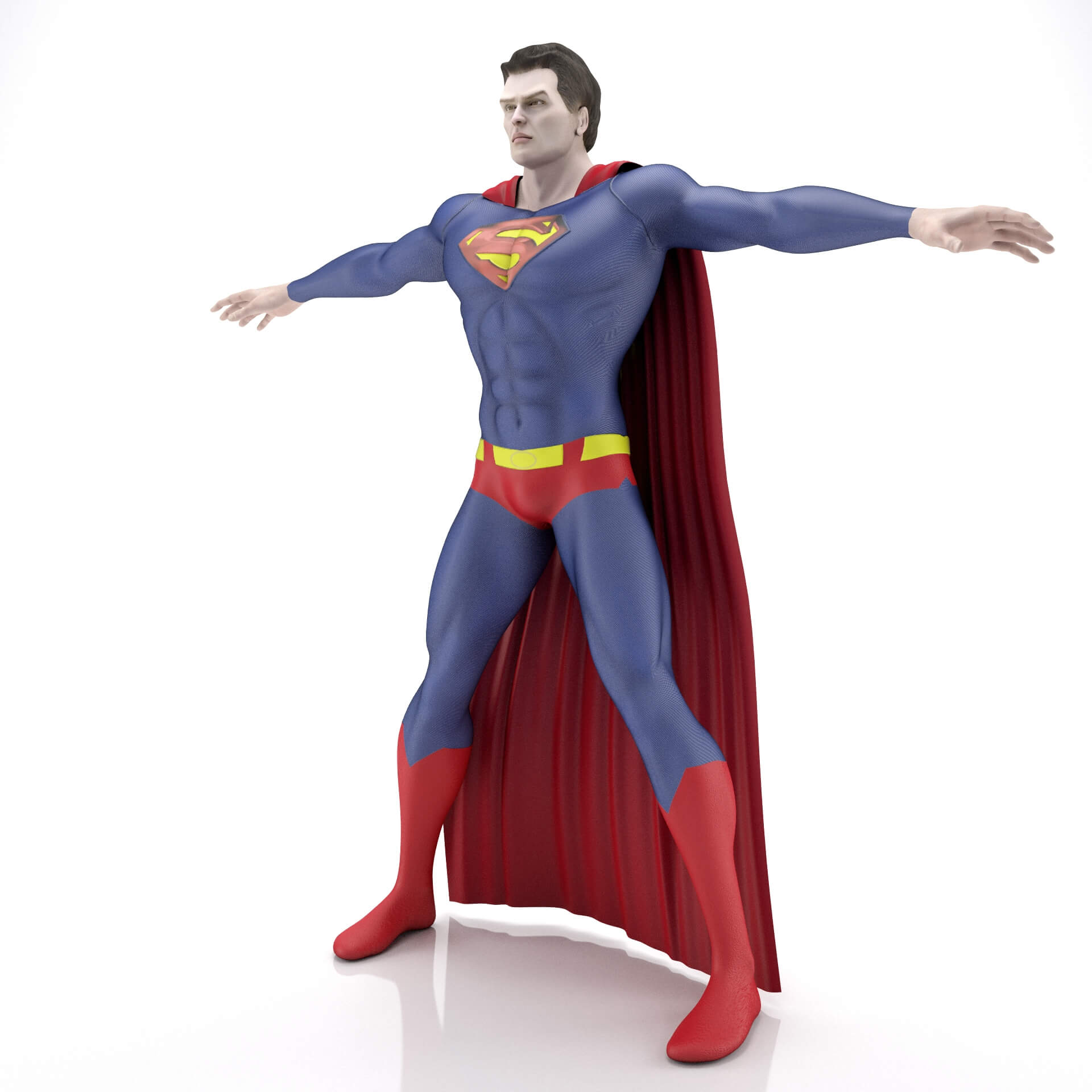 Man of Steel Superman Classic - 3D Model by RenderBlade