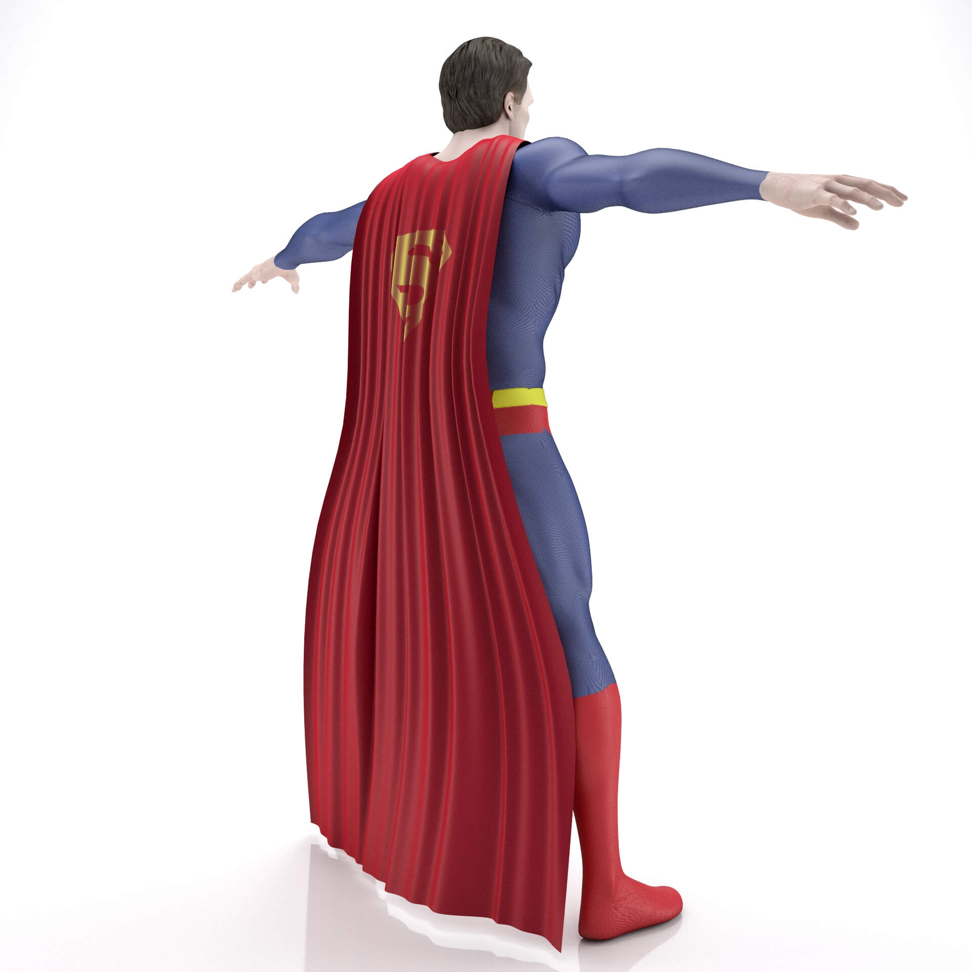 Man of Steel Superman Classic - 3D Model by RenderBlade