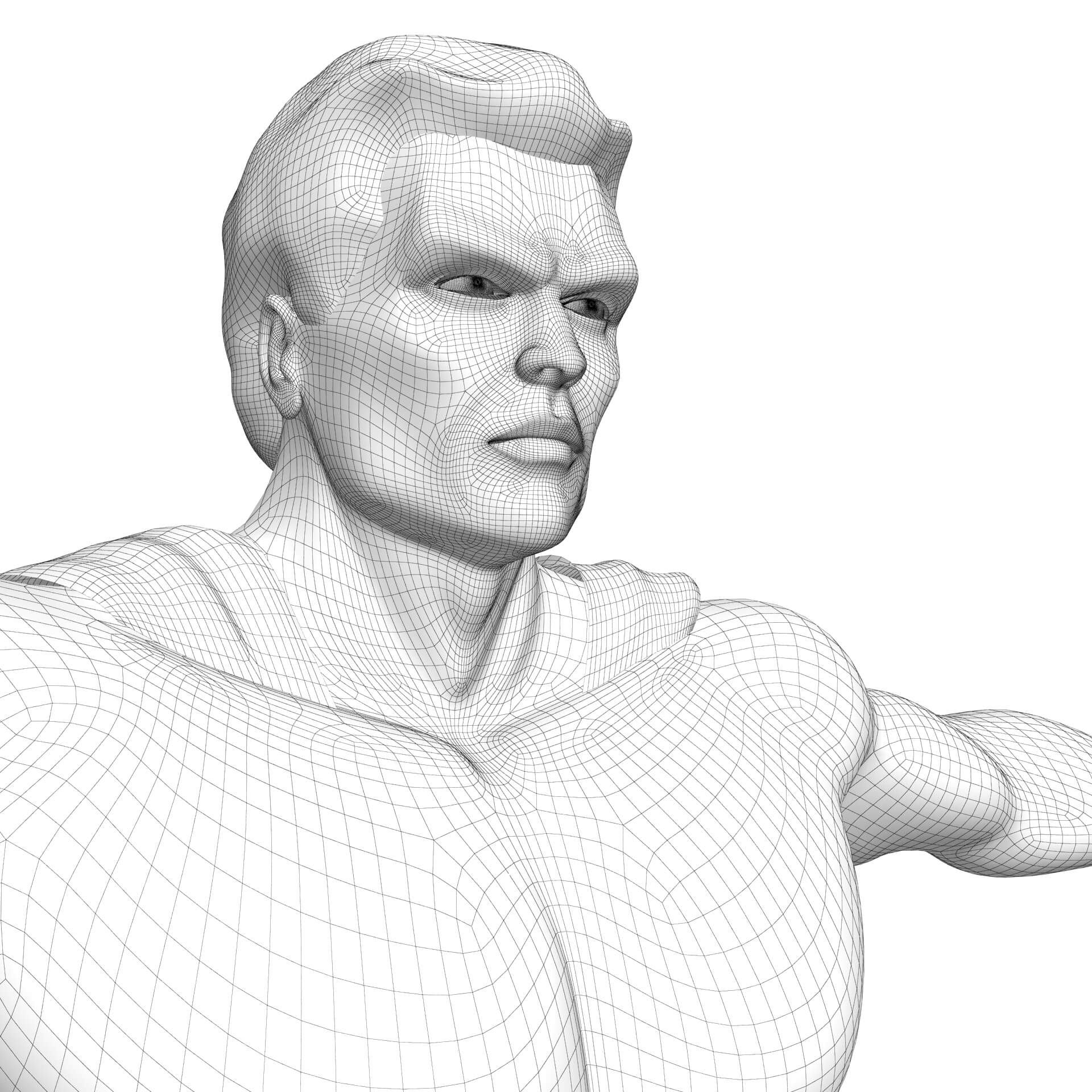 Man of Steel Superman Classic - 3D Model by RenderBlade