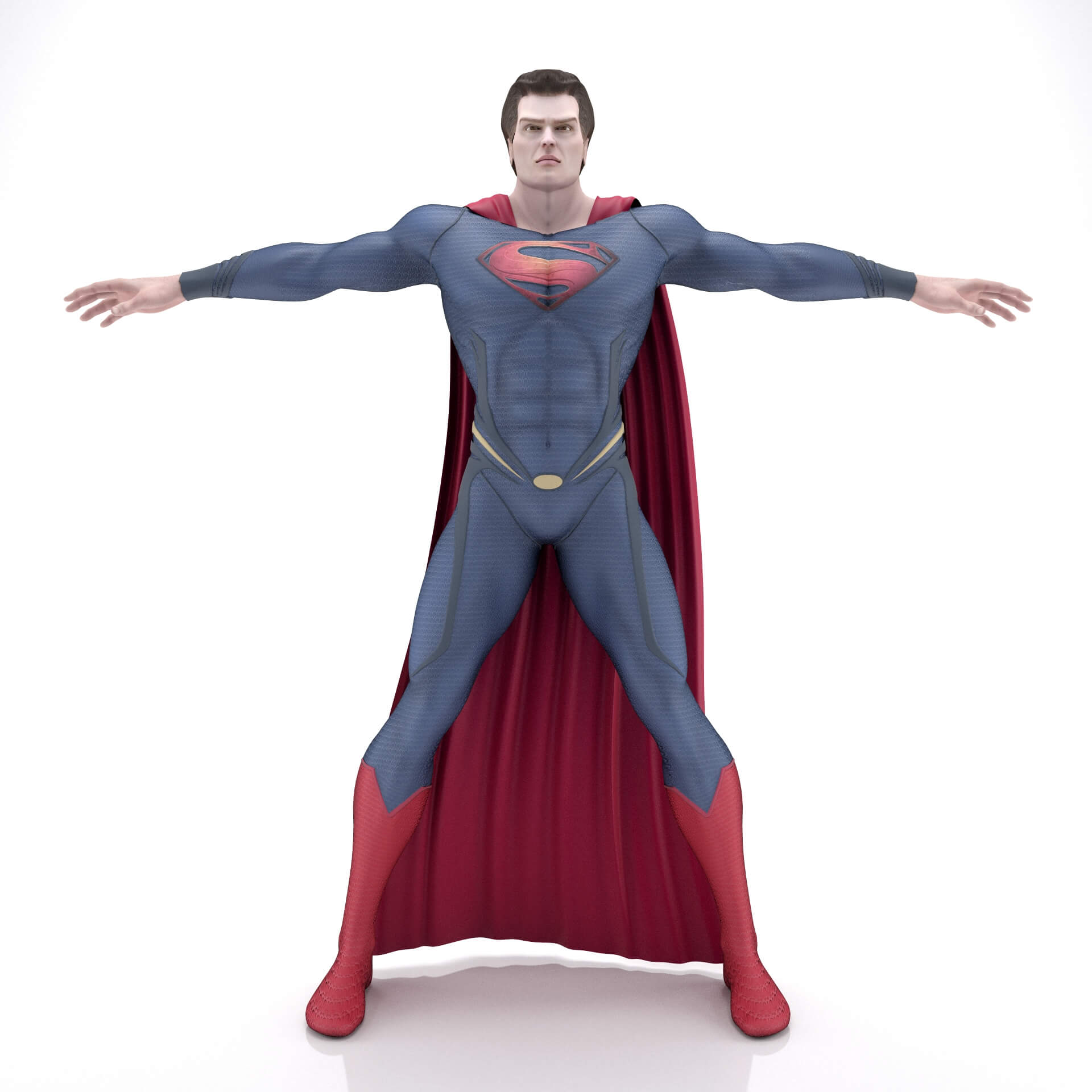 Man of Steel Superman - 3D Model by RenderBlade