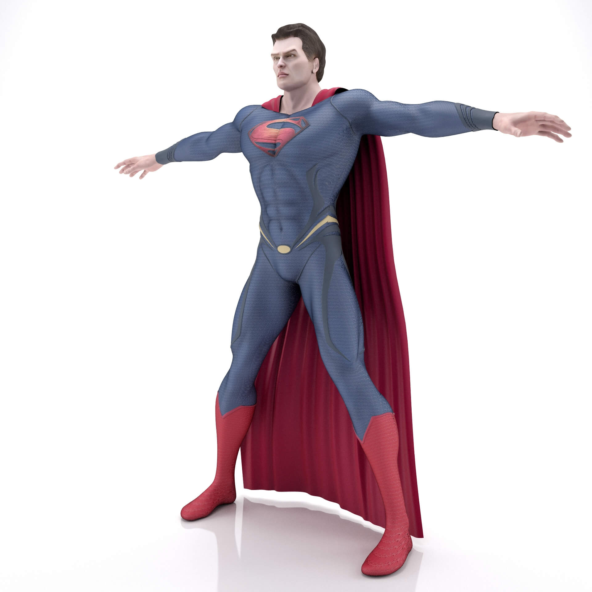 Man of Steel Superman - 3D Model by RenderBlade