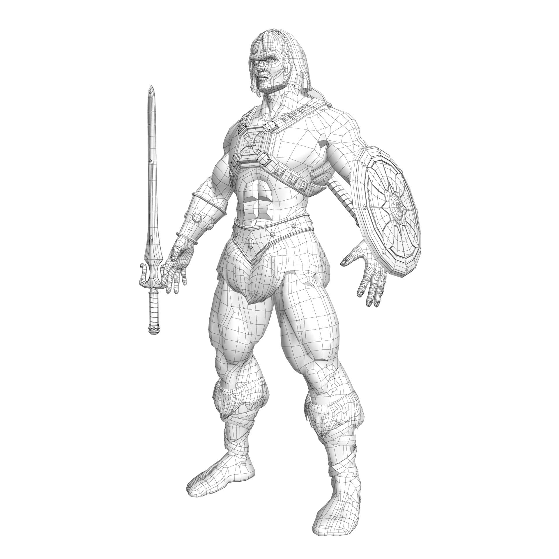 Masters of The Universe He-Man 3D Model by RenderBlade