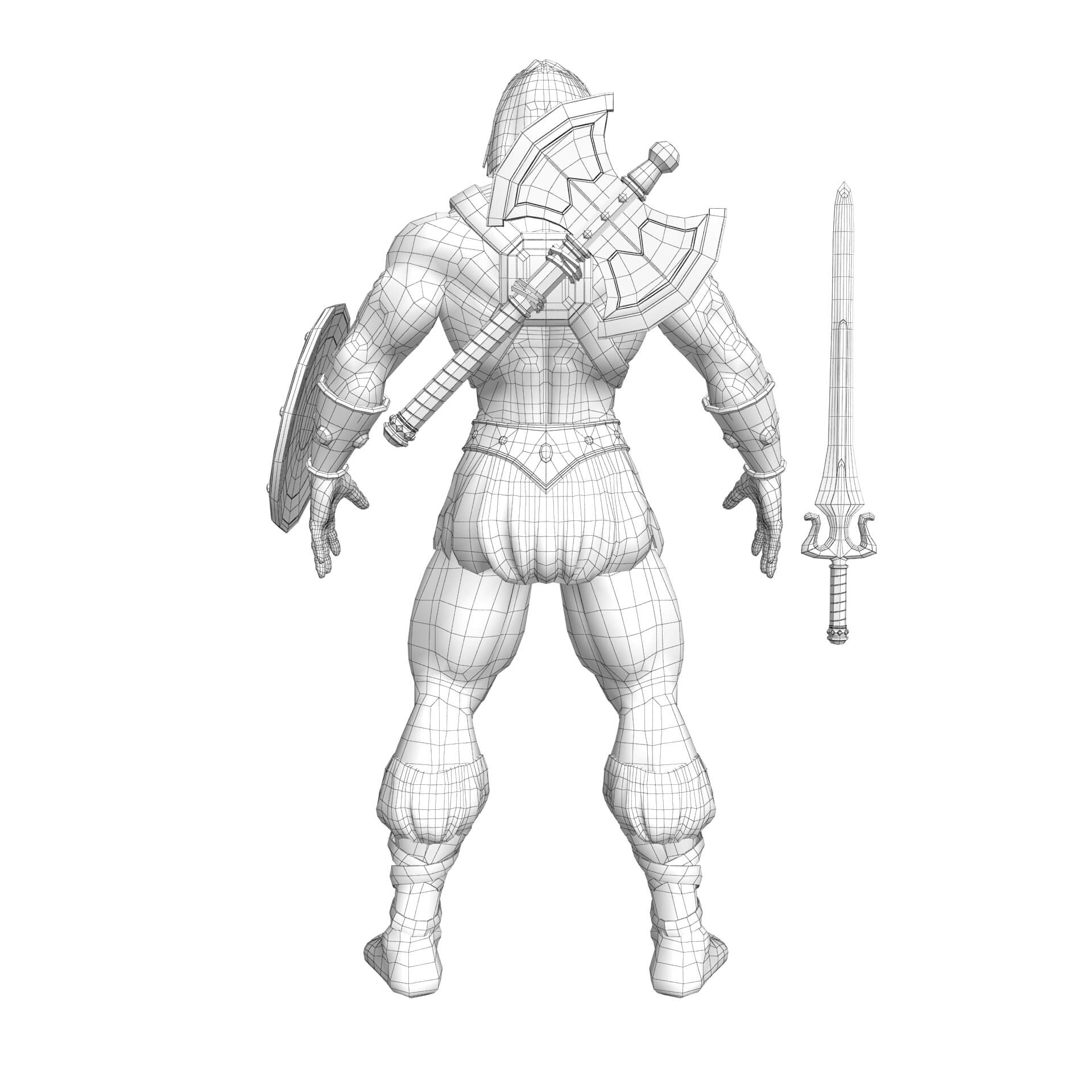 Masters of The Universe He-Man 3D Model by RenderBlade