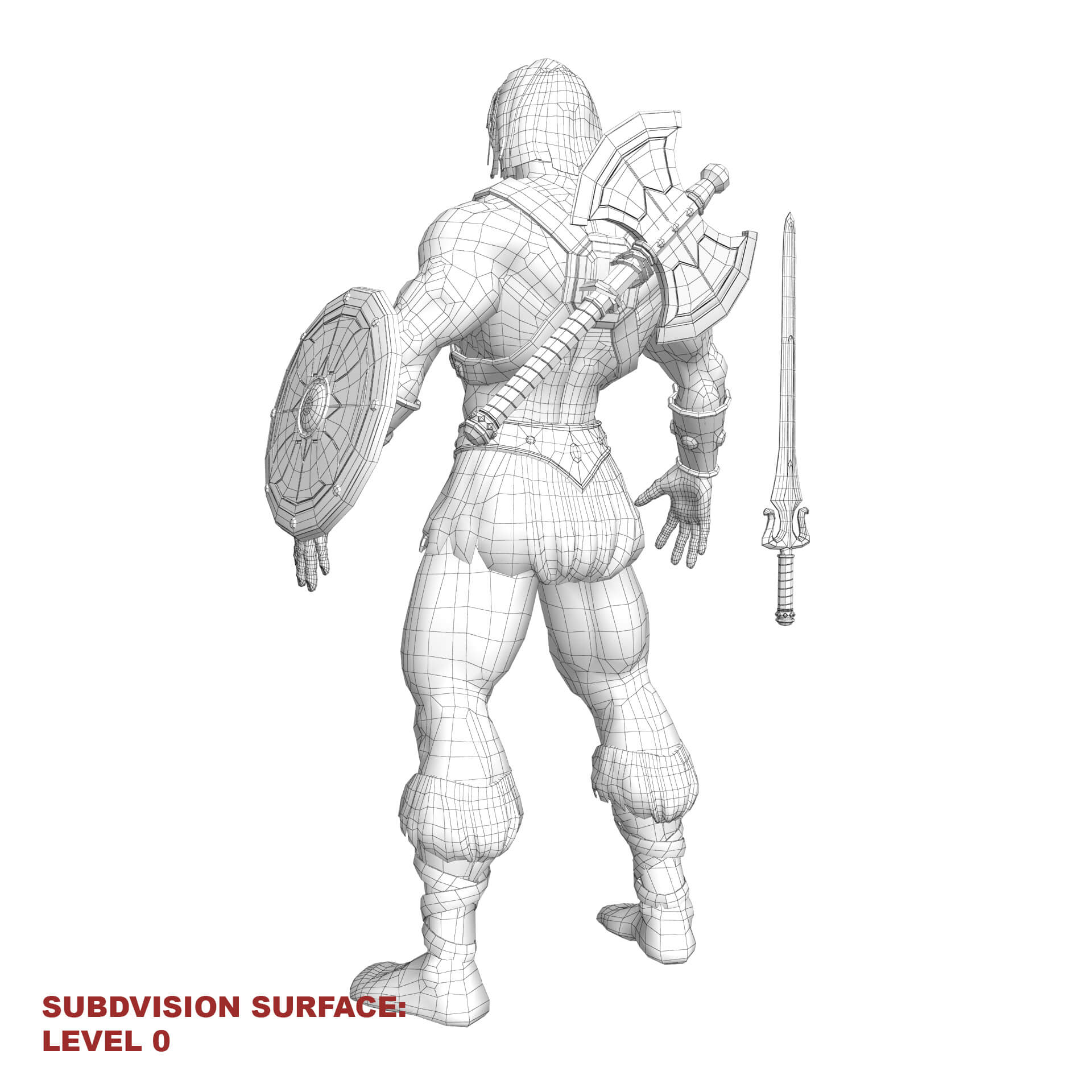 Masters of The Universe He-Man 3D Model by RenderBlade