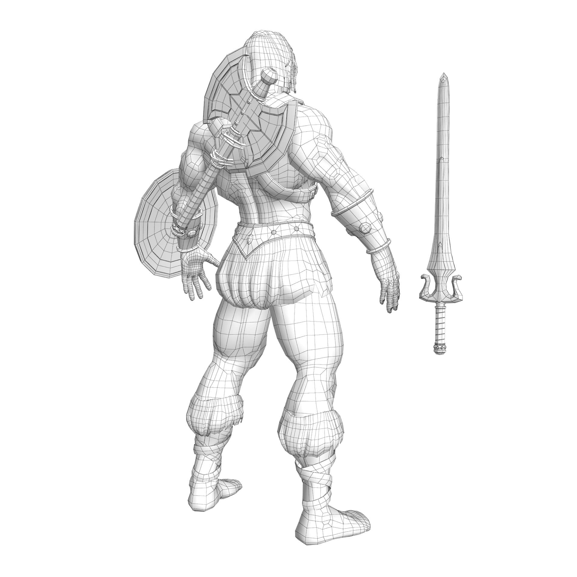 Masters of The Universe He-Man 3D Model by RenderBlade