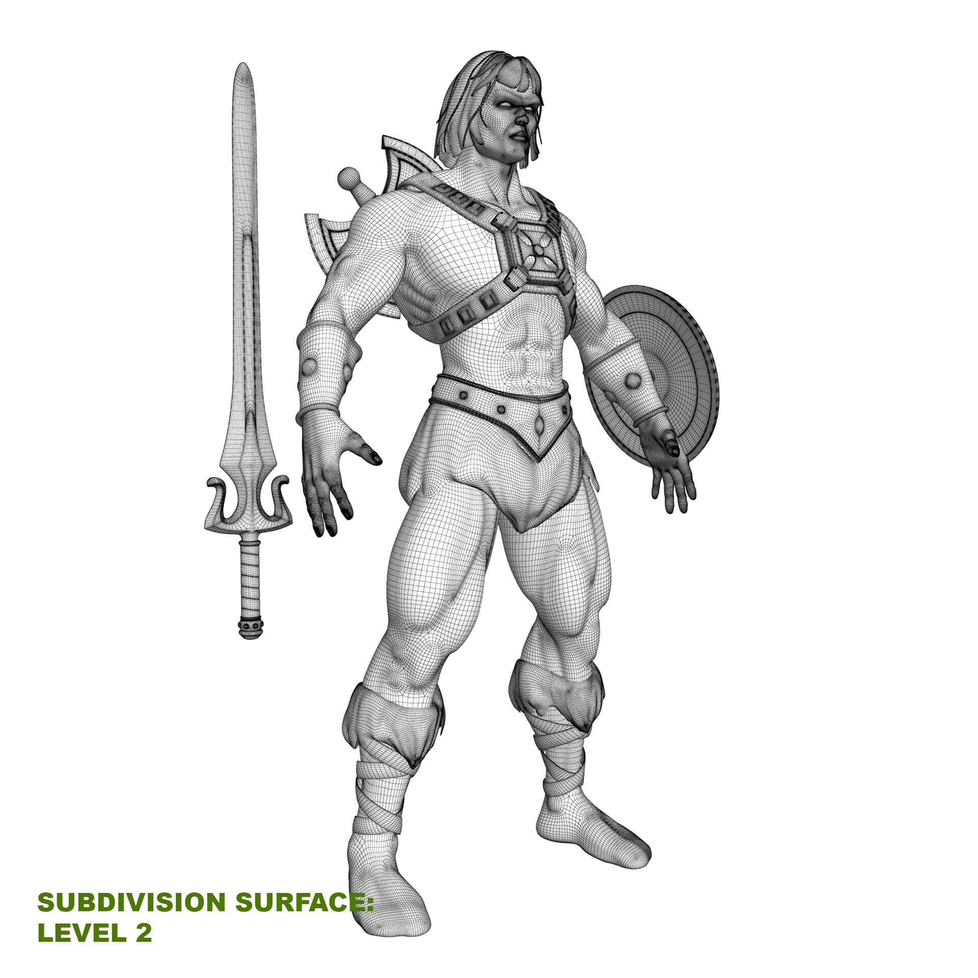 Masters of The Universe He-Man 3D Model by RenderBlade