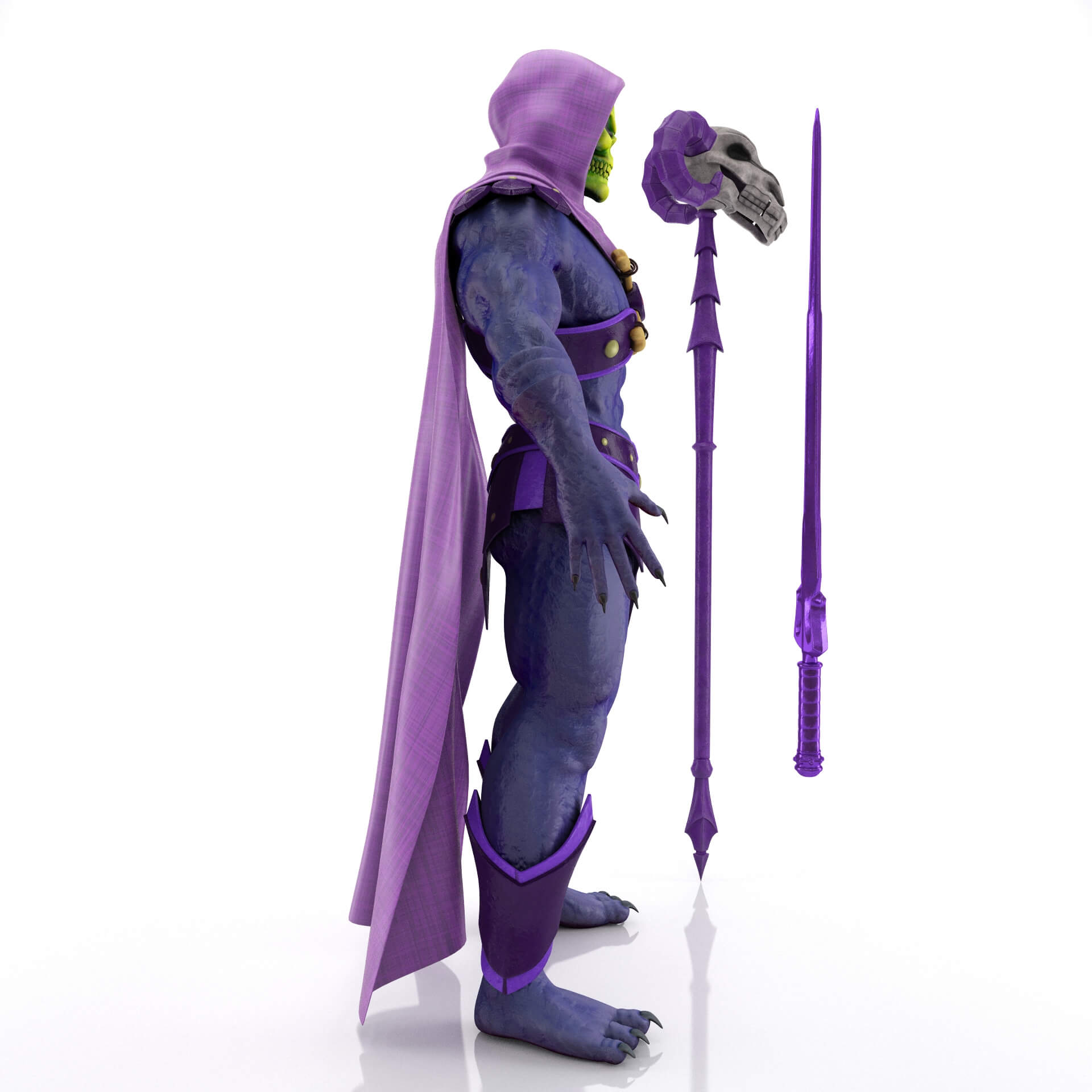 Masters of The Universe Skeletor - 3D Model by RenderBlade