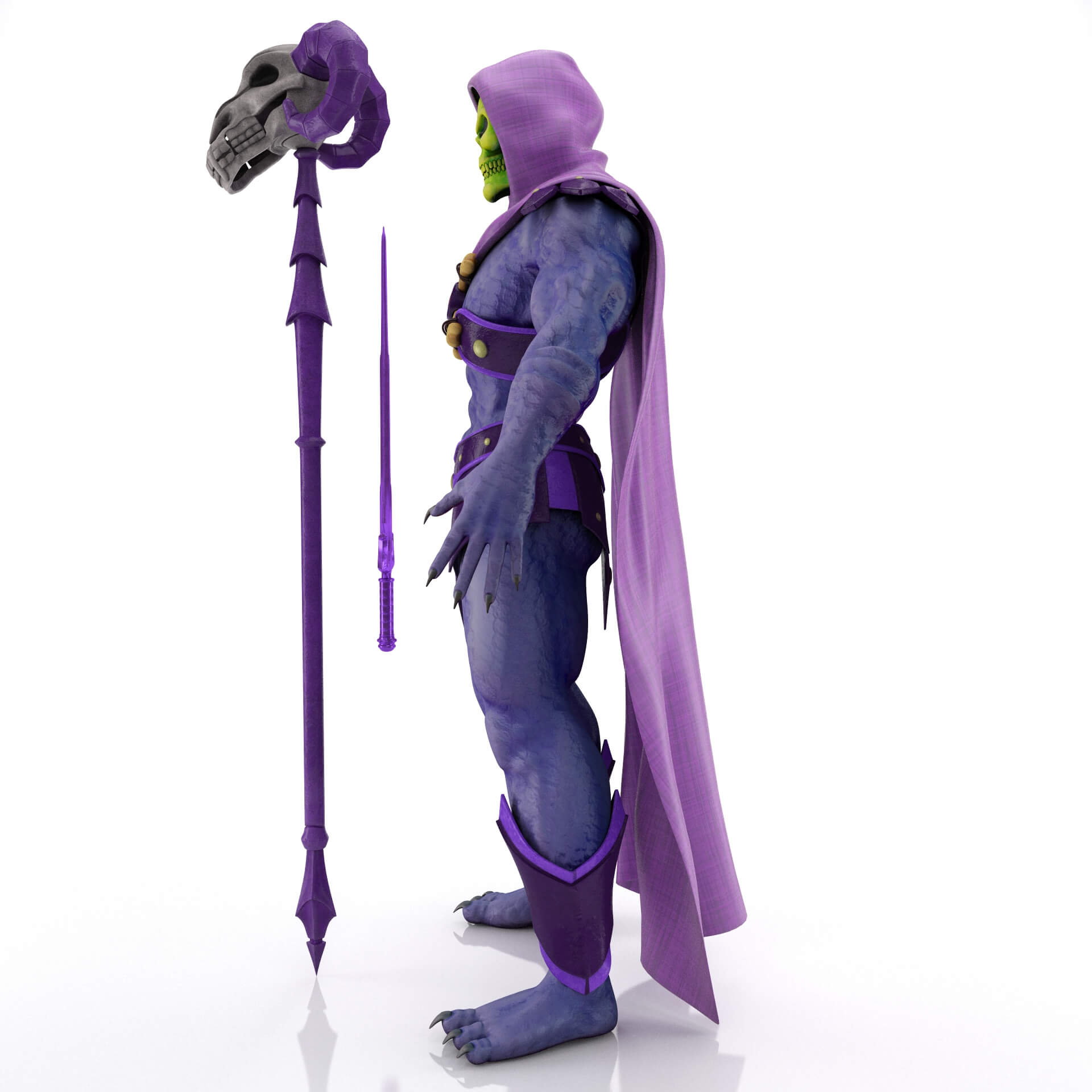 Masters of The Universe Skeletor - 3D Model by RenderBlade