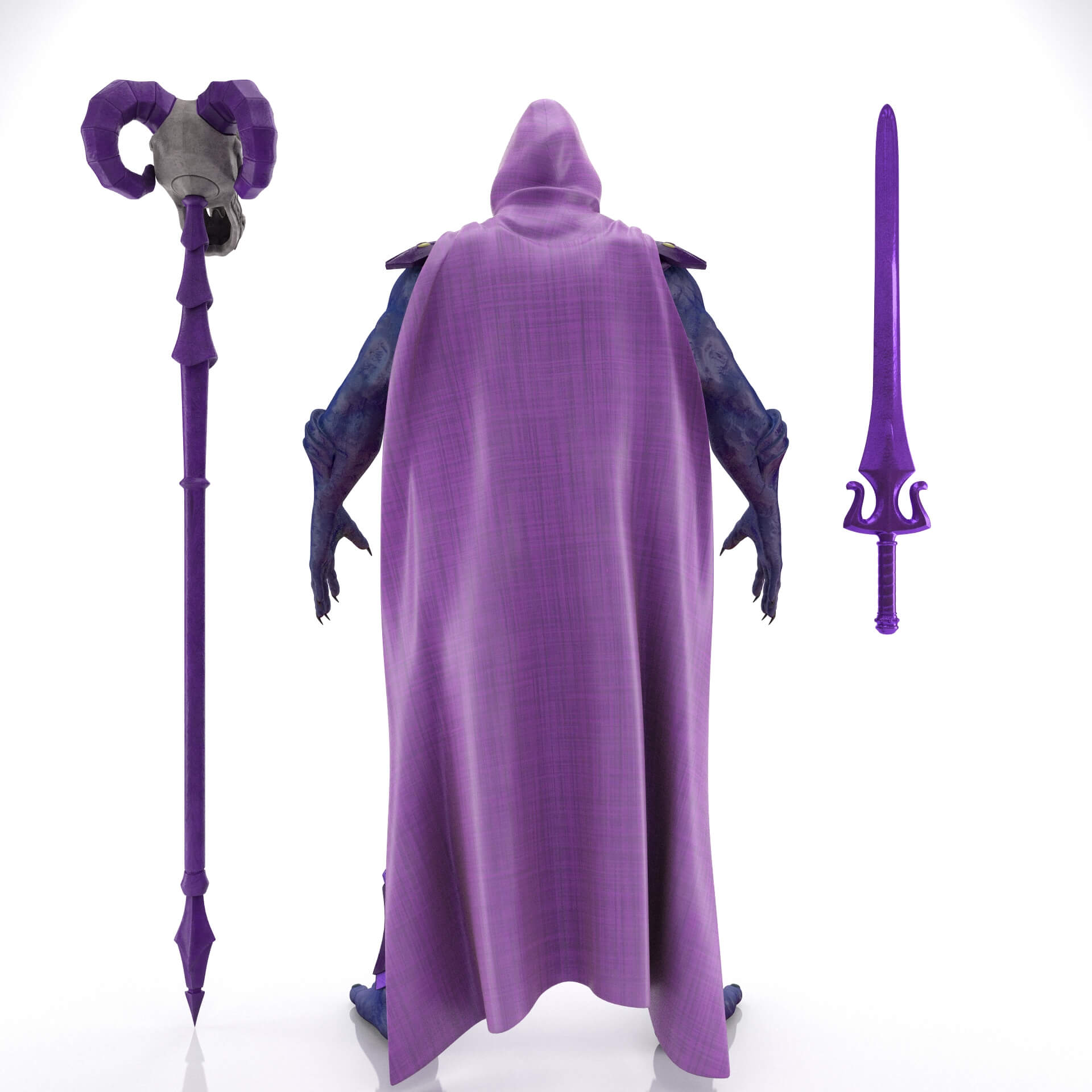Masters of The Universe Skeletor - 3D Model by RenderBlade