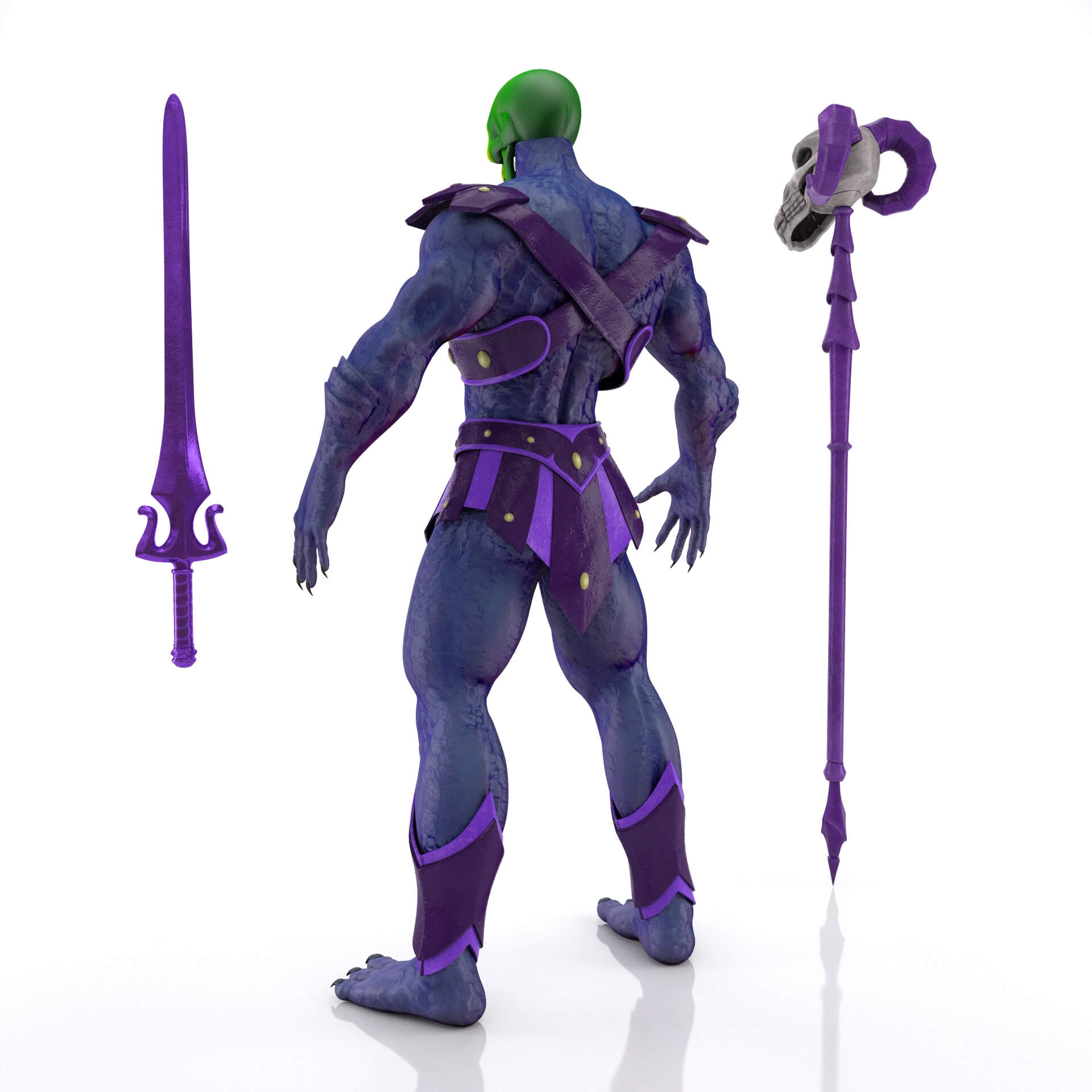 Masters of The Universe Skeletor - 3D Model by RenderBlade