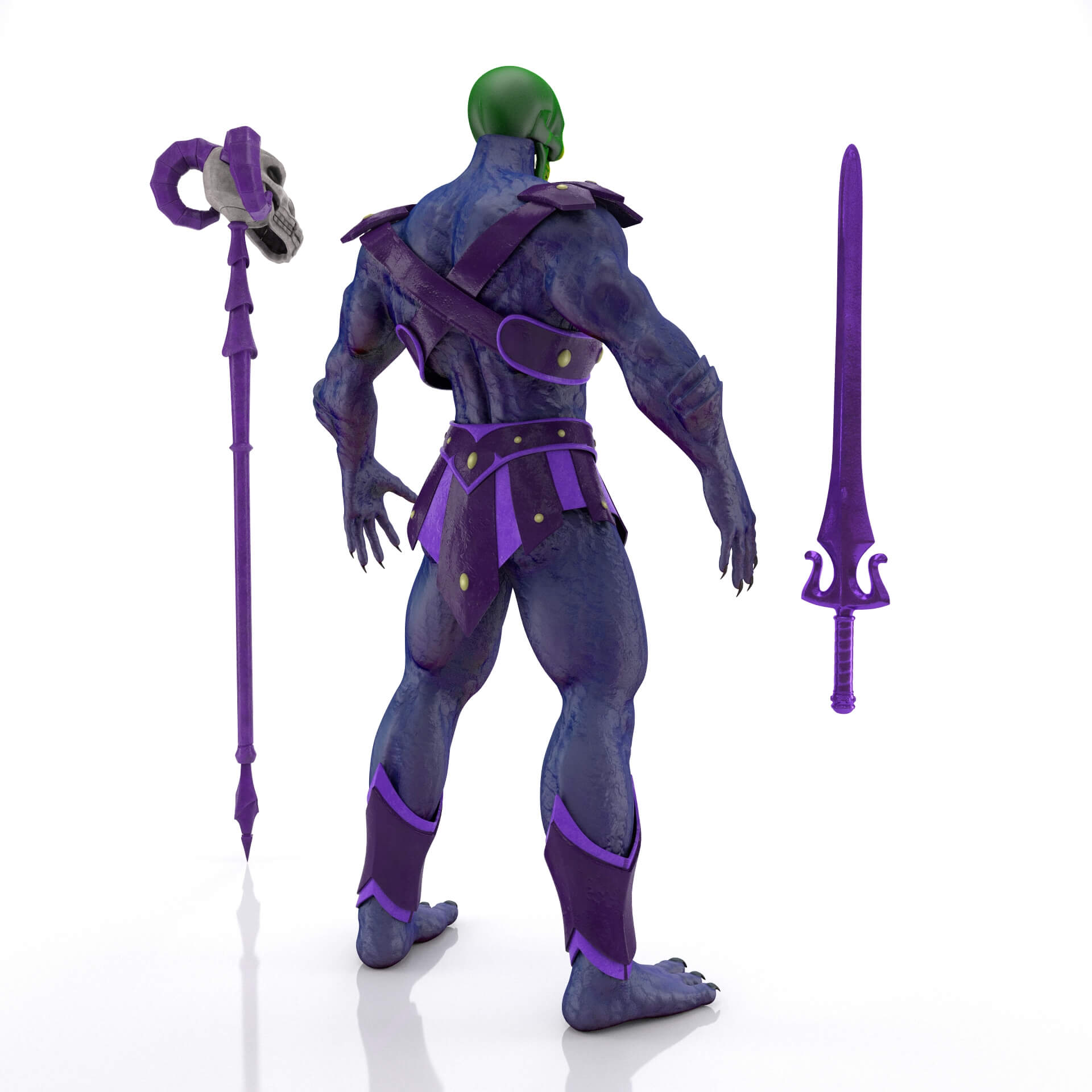 Masters of The Universe Skeletor - 3D Model by RenderBlade