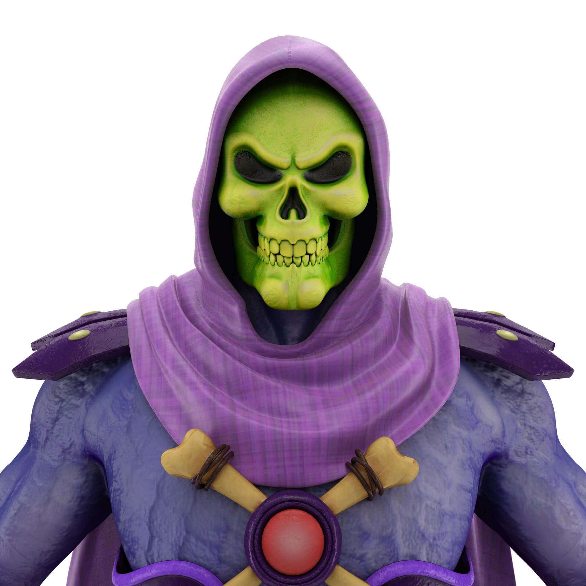 Masters of The Universe Skeletor - 3D Model by RenderBlade