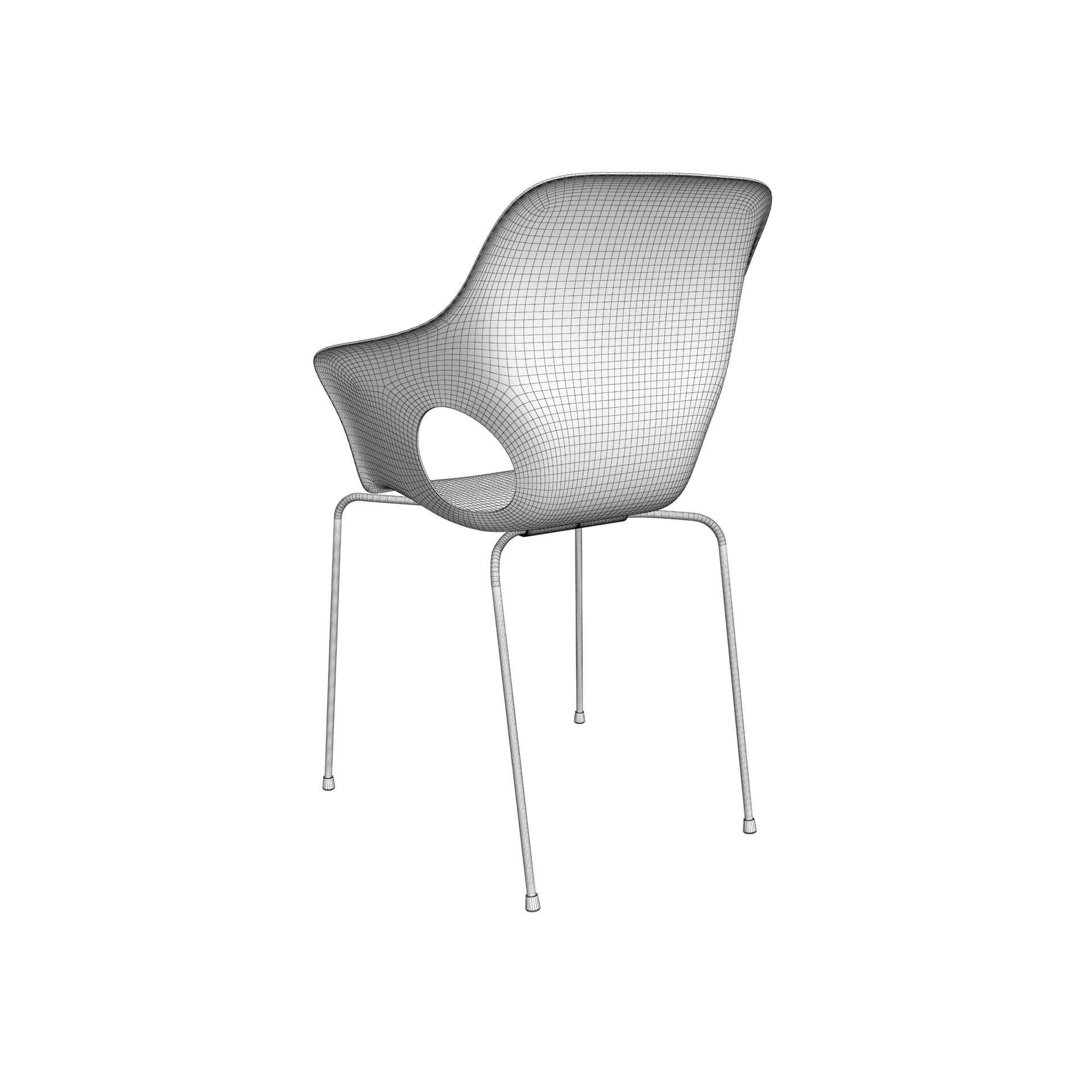 Modern Chair - 3D Model by RenderBlade