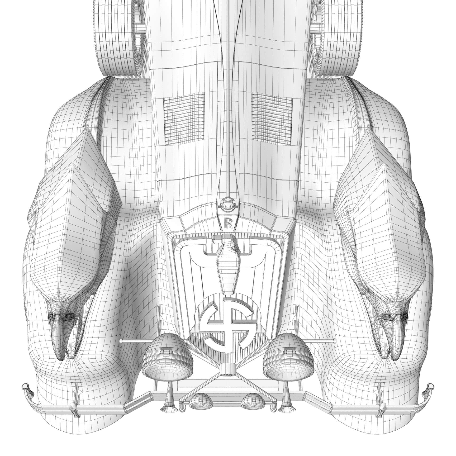 Old Classic Car Prototype - 3D Model by RenderBlade