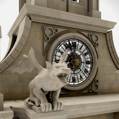 3D Models | Clocks | Towers | RenderHub