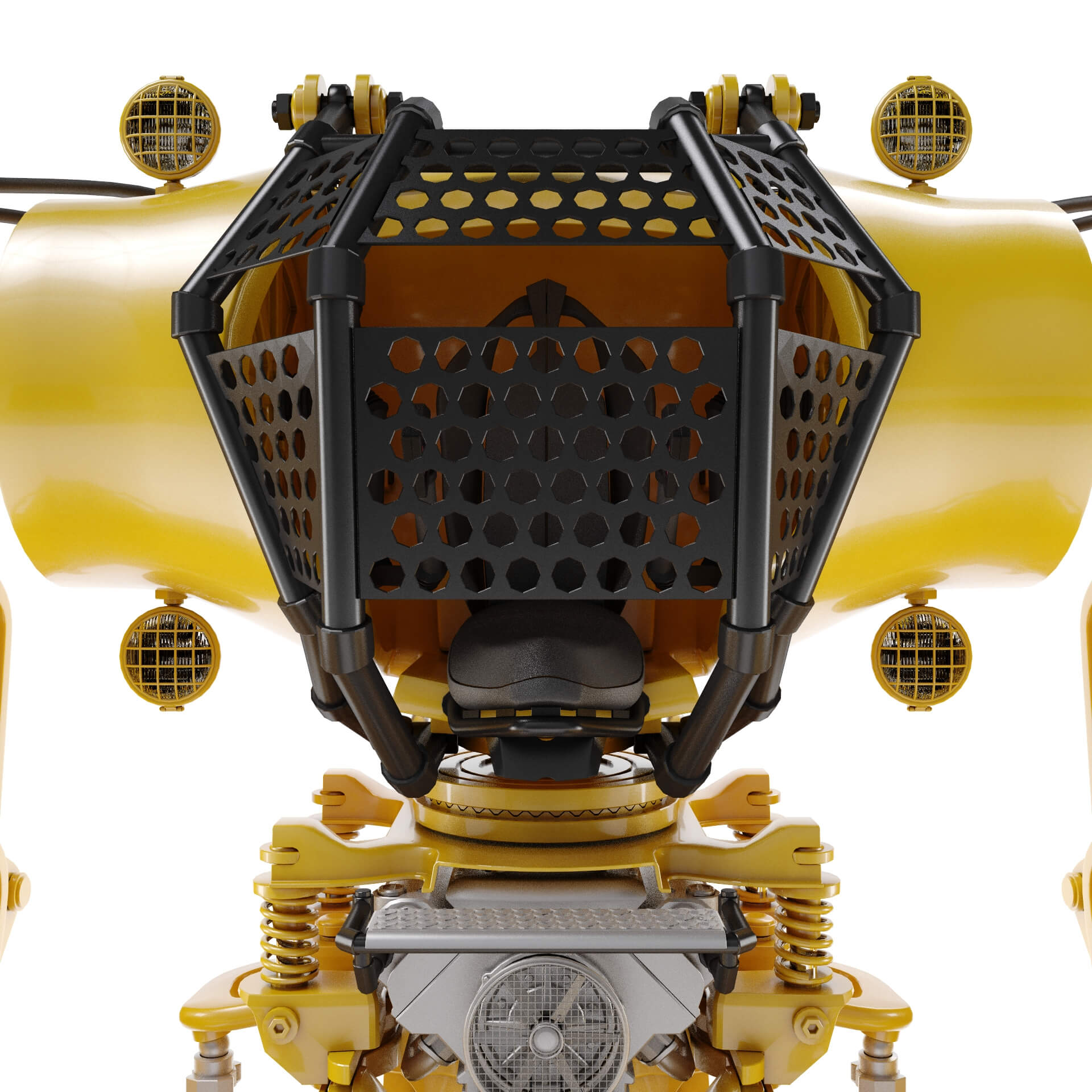 Robot Excavator Clear - 3D Model by RenderBlade