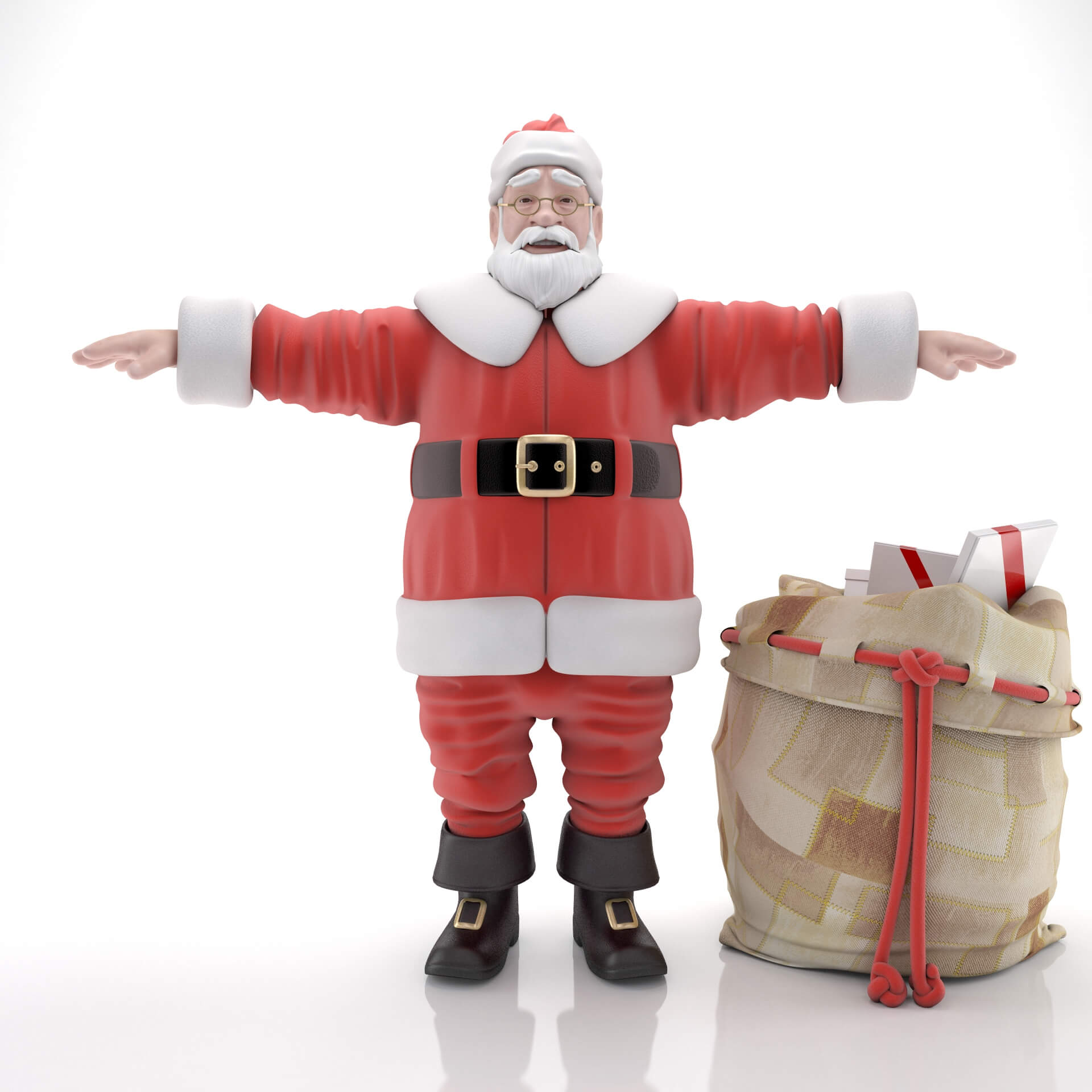 Santa Claus 3D Model by RenderBlade