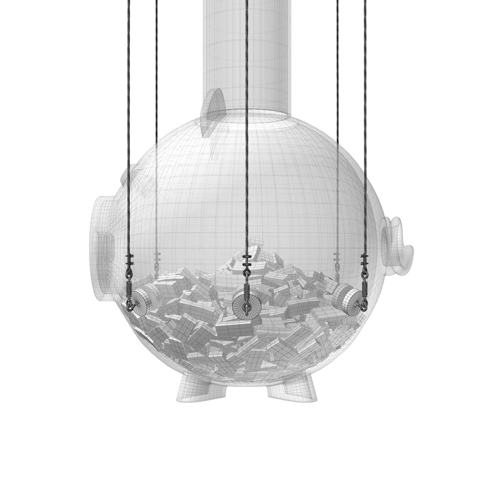 Squid Game Piggy Bank - 3D Model by RenderBlade