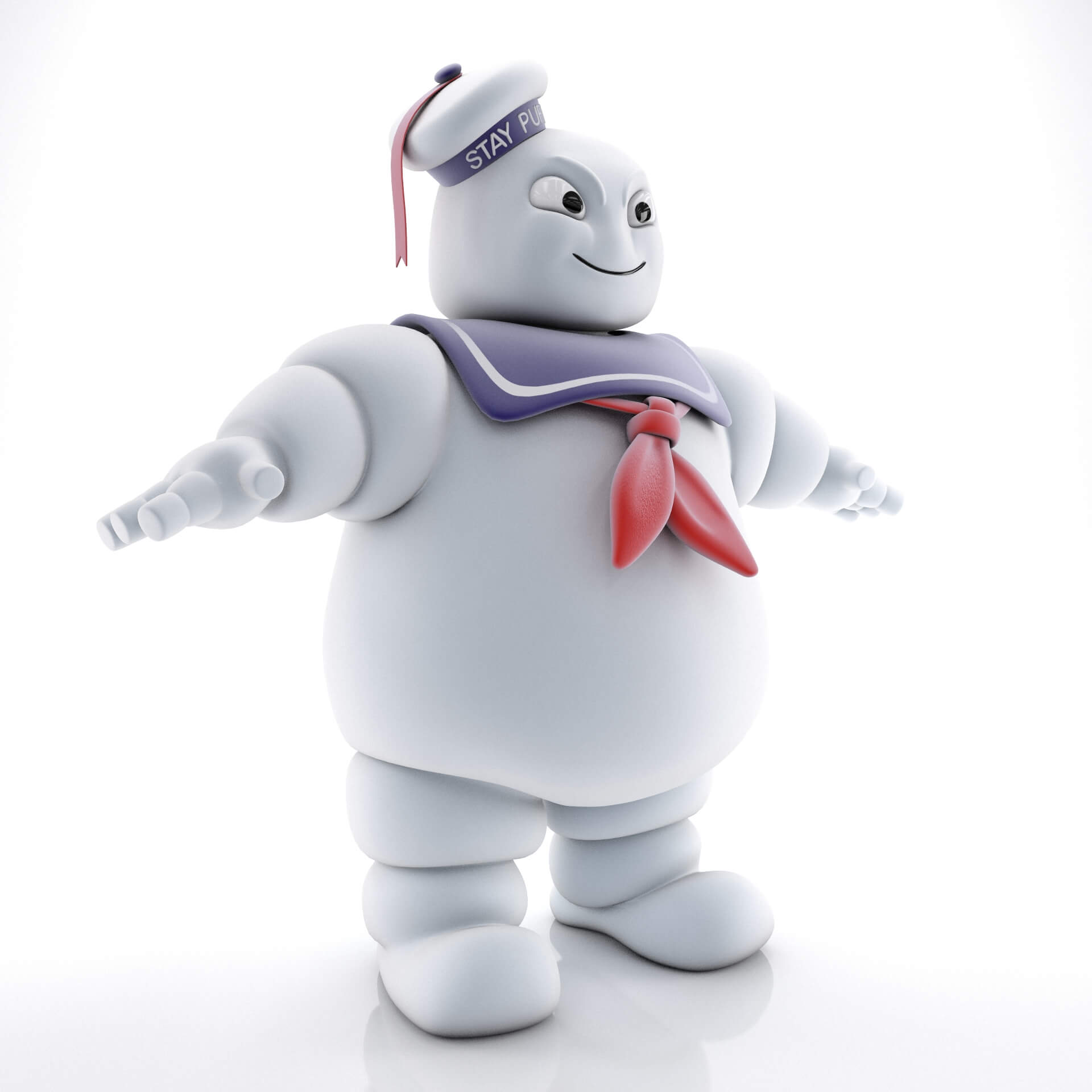 Stay Puft Marshmallow Man Ghostbusters - 3D Model by RenderBlade