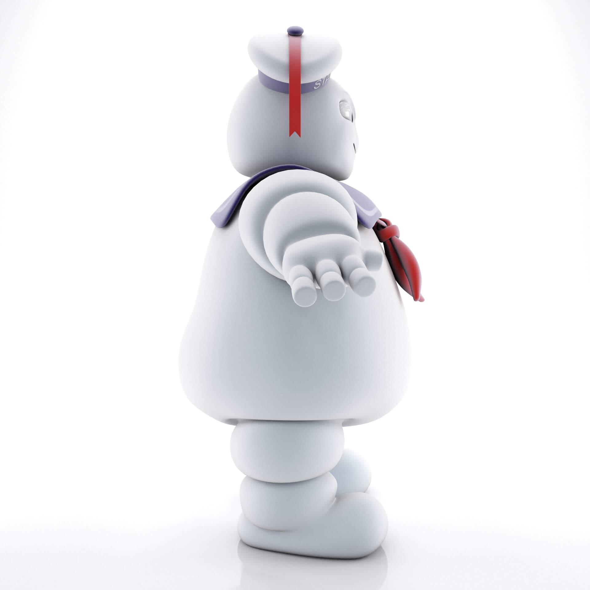 Stay Puft Marshmallow Man Ghostbusters - 3D Model by RenderBlade