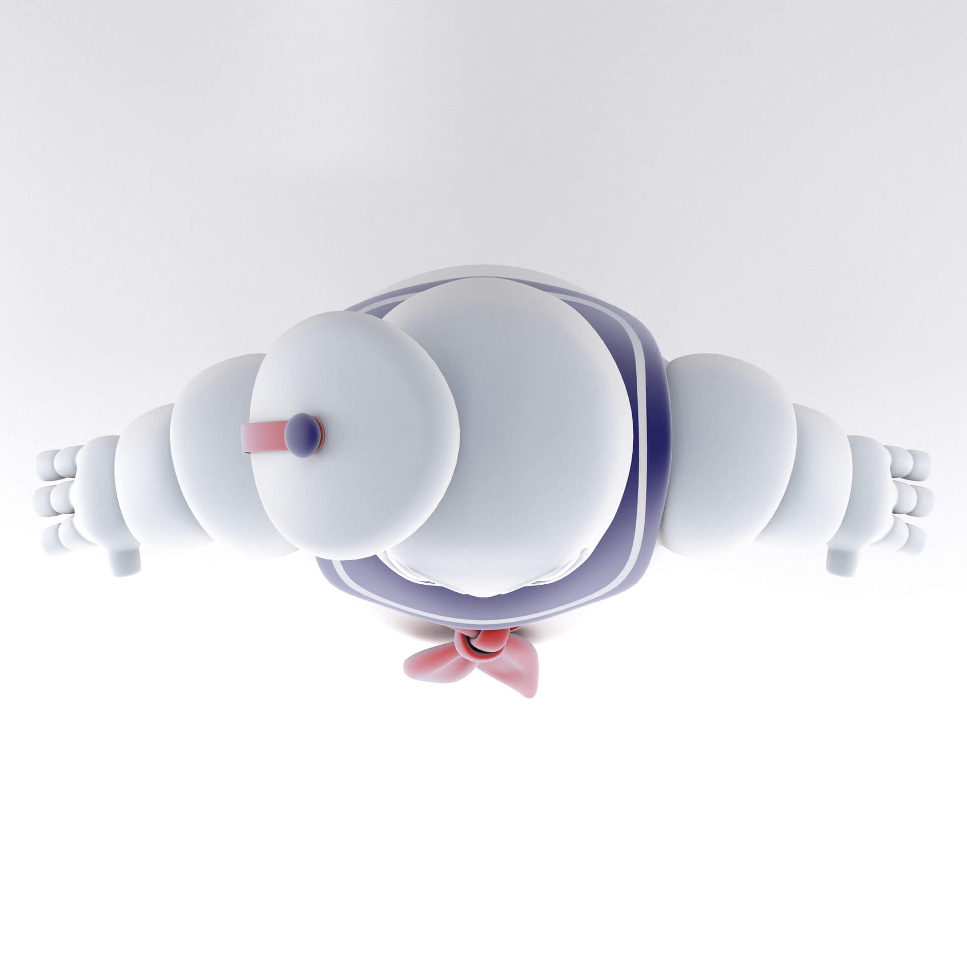 Stay Puft Marshmallow Man Ghostbusters - 3D Model by RenderBlade