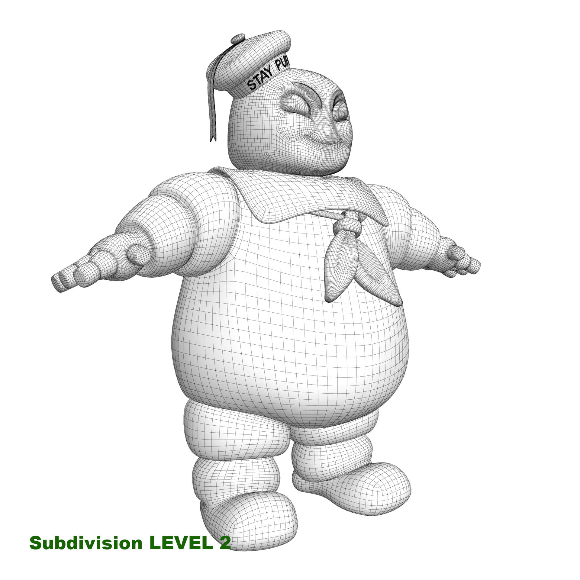Stay Puft Marshmallow Man Ghostbusters - 3D Model by RenderBlade