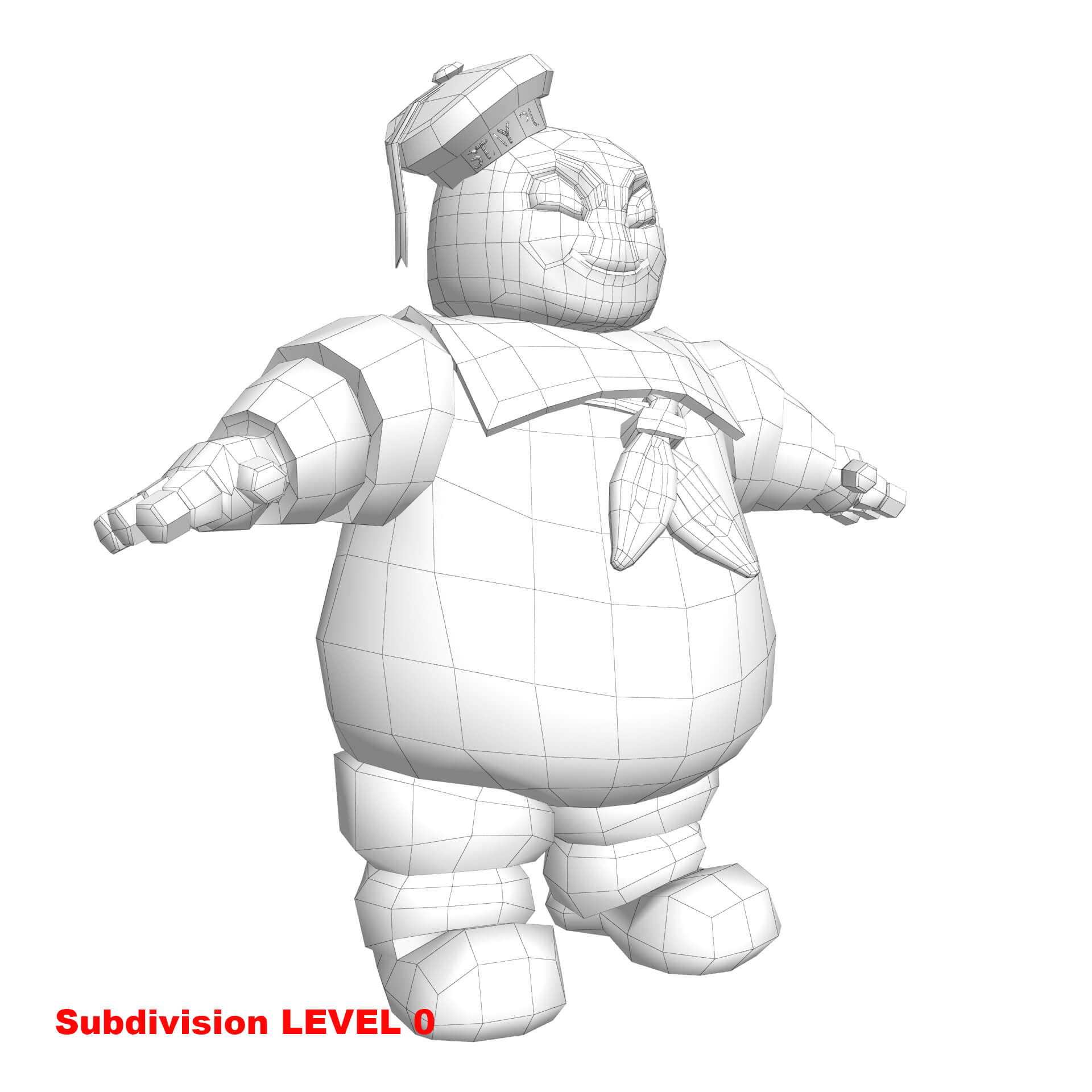 Stay Puft Marshmallow Man Ghostbusters - 3D Model by RenderBlade