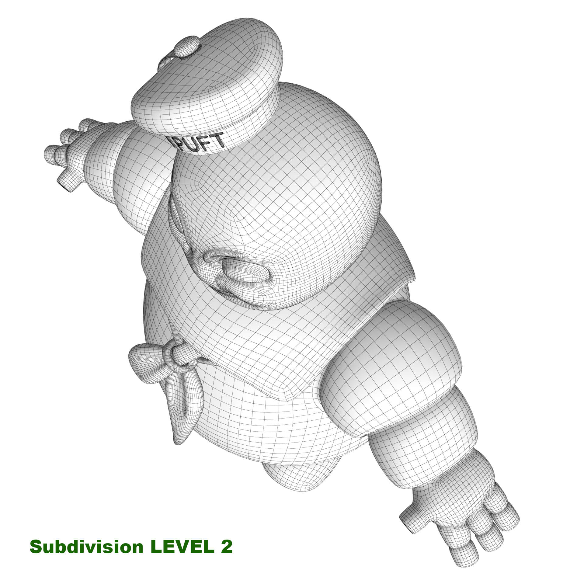 Stay Puft Marshmallow Man Ghostbusters - 3D Model by RenderBlade