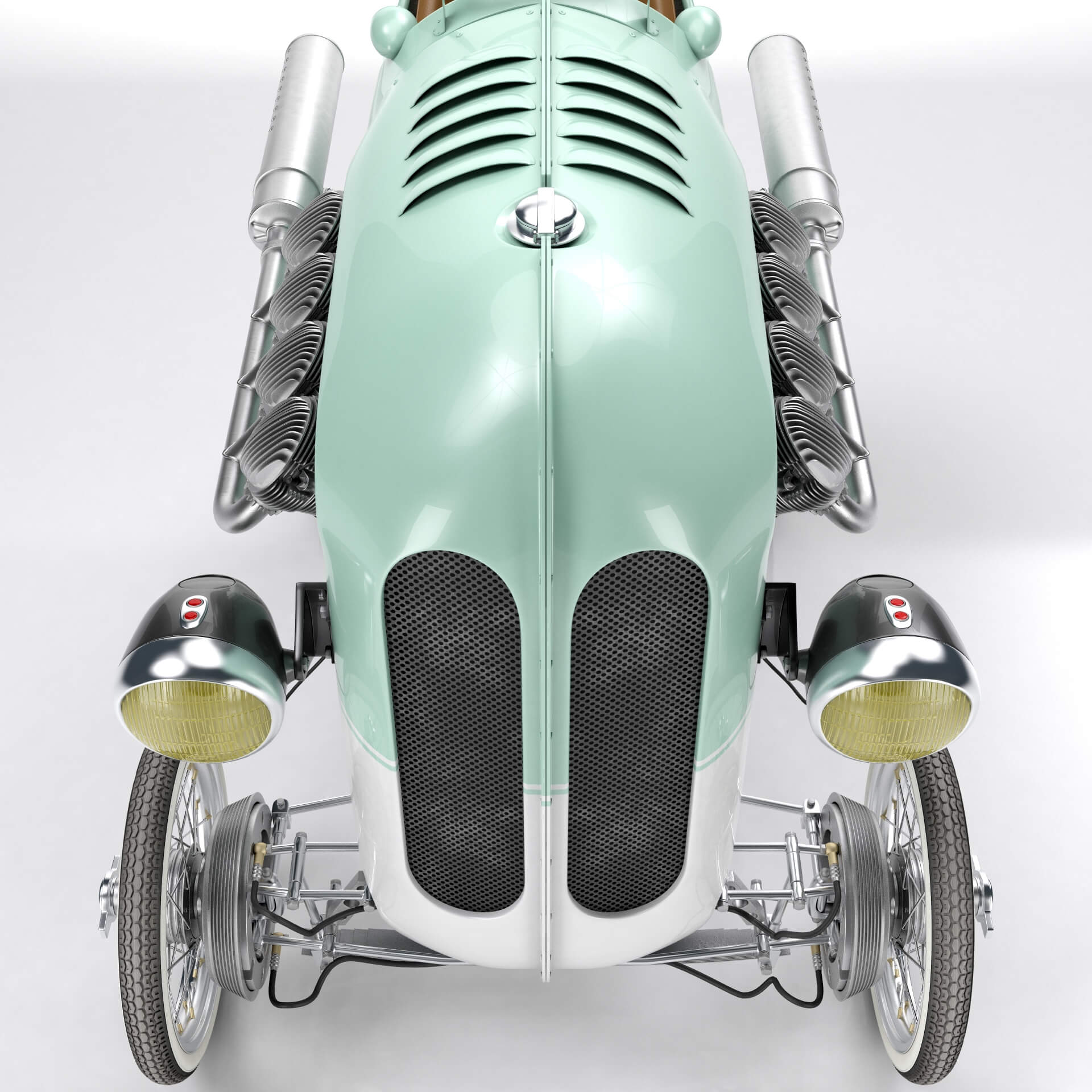 Steampunk Race Car - 3D Model by RenderBlade