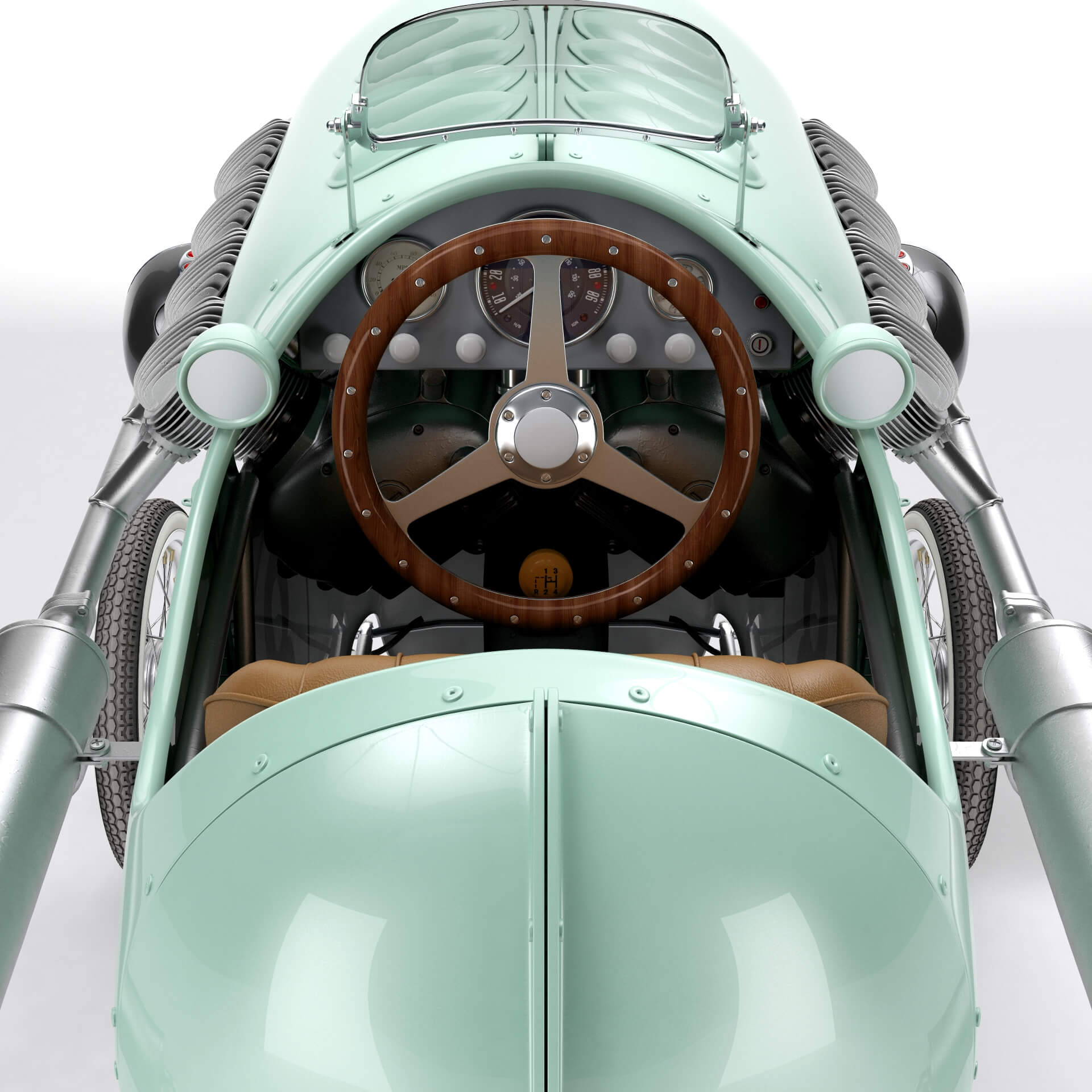 Steampunk Race Car - 3D Model by RenderBlade