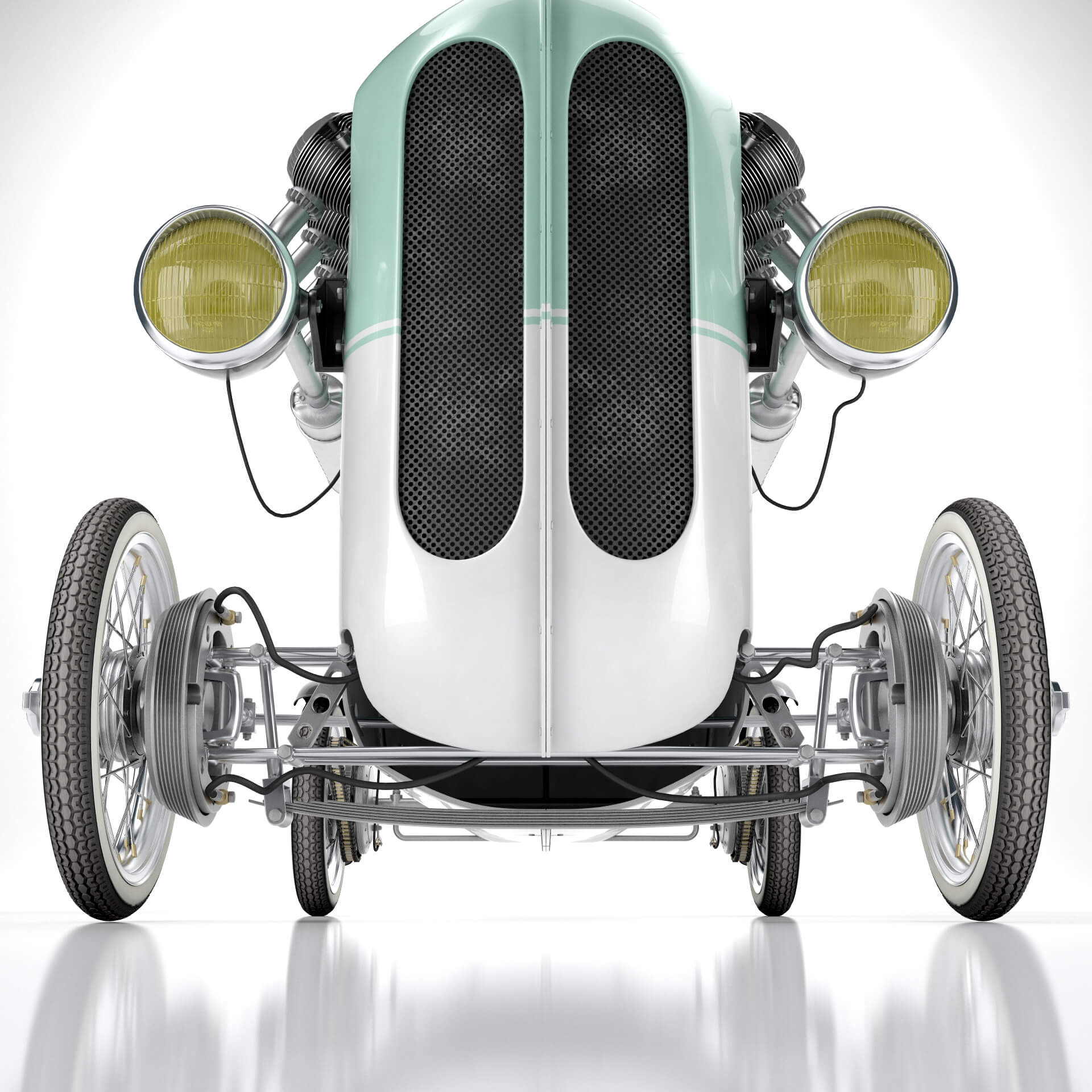 Steampunk Race Car - 3D Model by RenderBlade