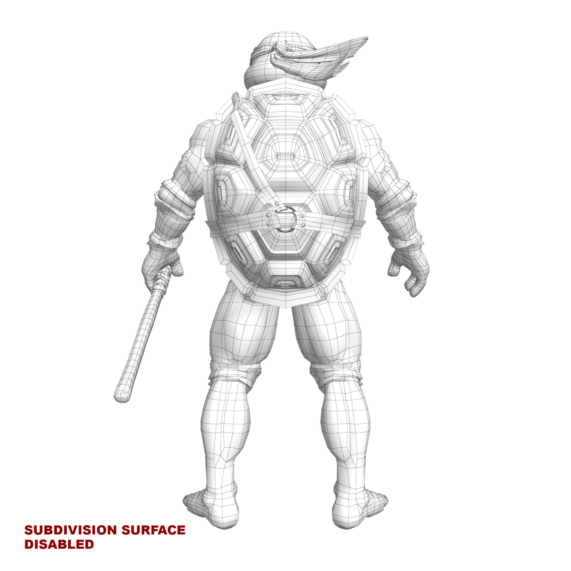 TMNT Ninja Turtles Donatello - 3D Model by RenderBlade