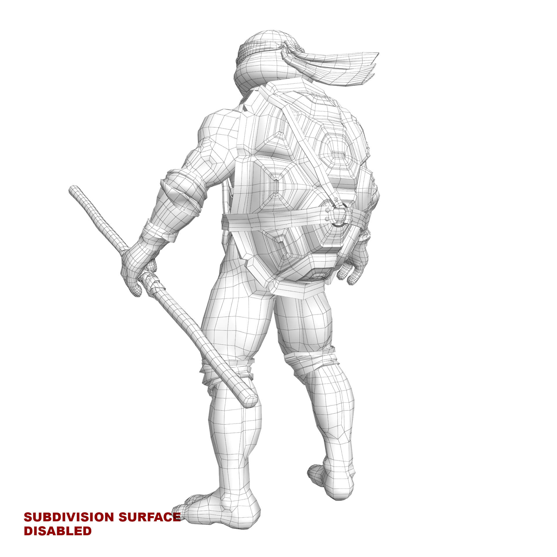 TMNT Ninja Turtles Donatello - 3D Model by RenderBlade