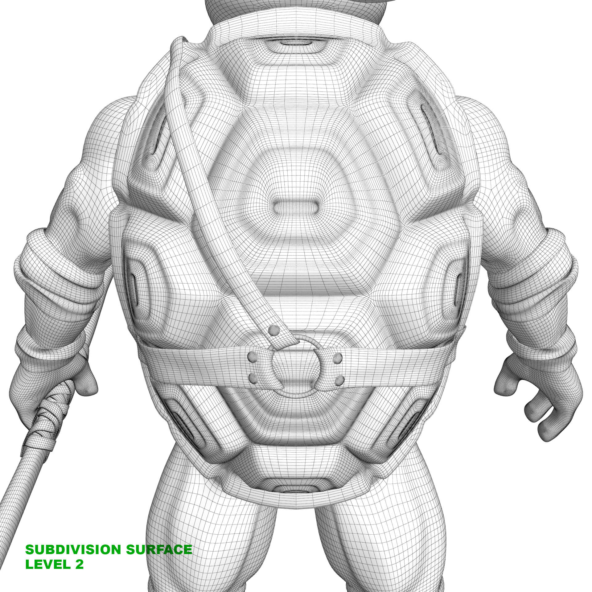 TMNT Ninja Turtles Donatello - 3D Model by RenderBlade