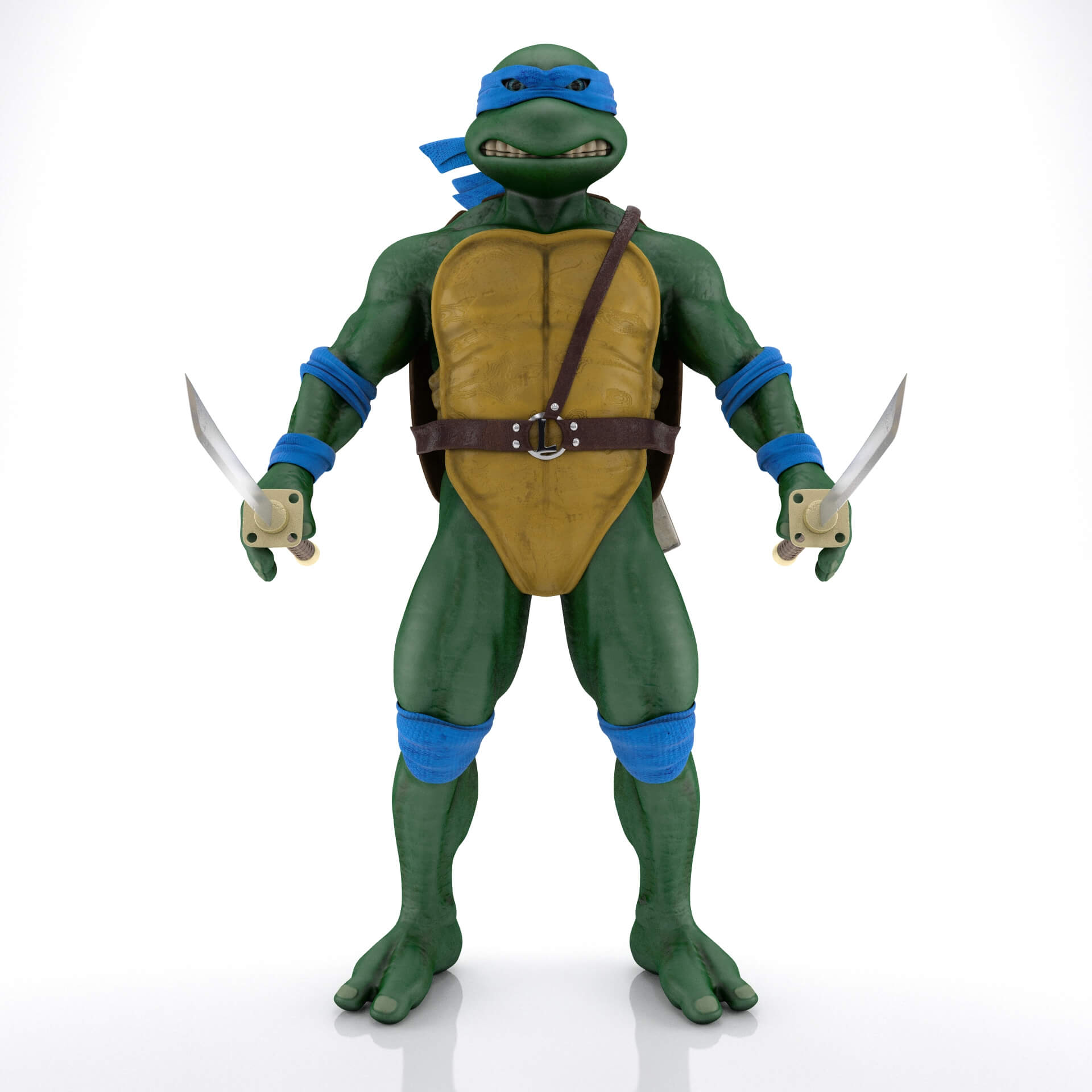 TMNT Ninja Turtles Leonardo - 3D Model by RenderBlade