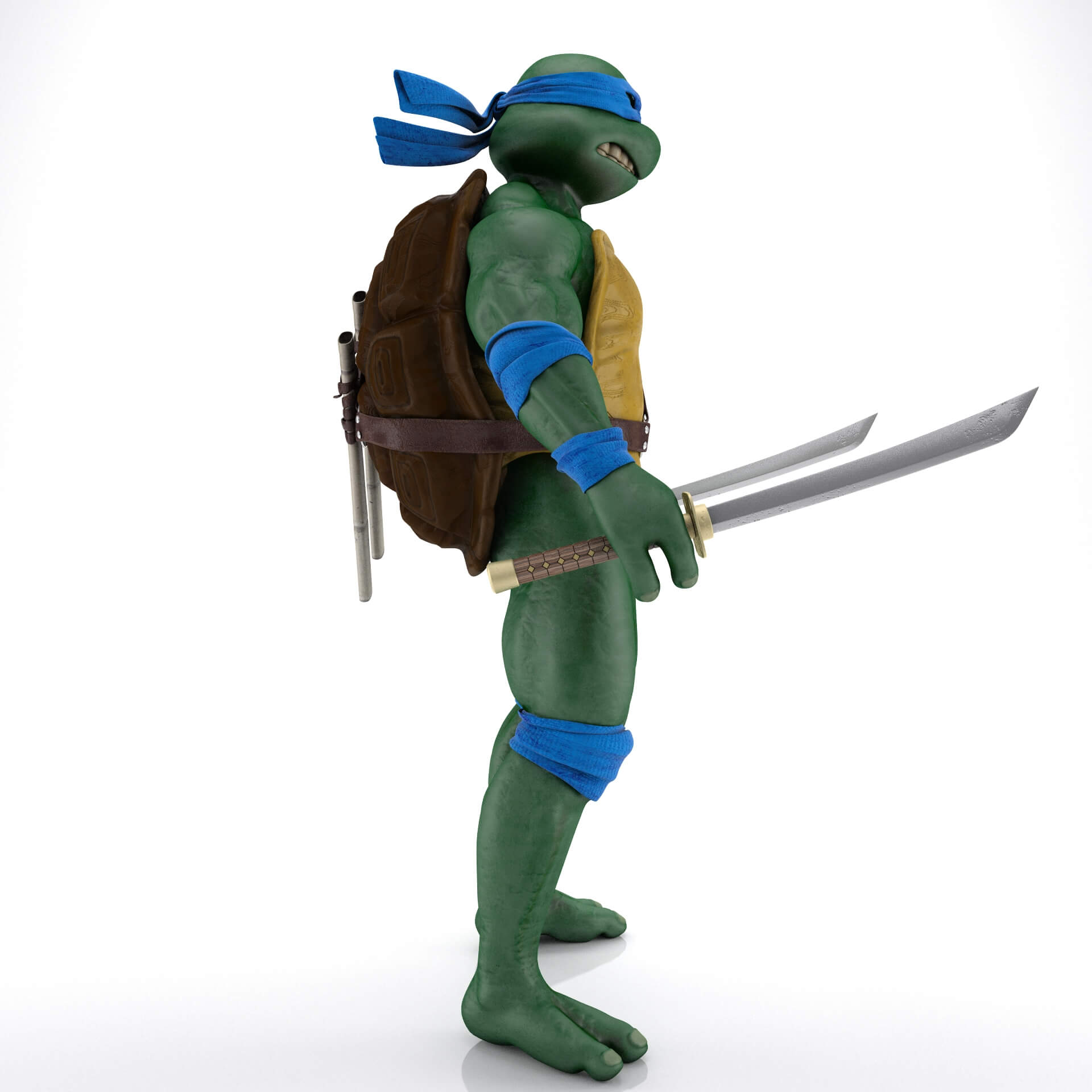TMNT Ninja Turtles Leonardo - 3D Model by RenderBlade