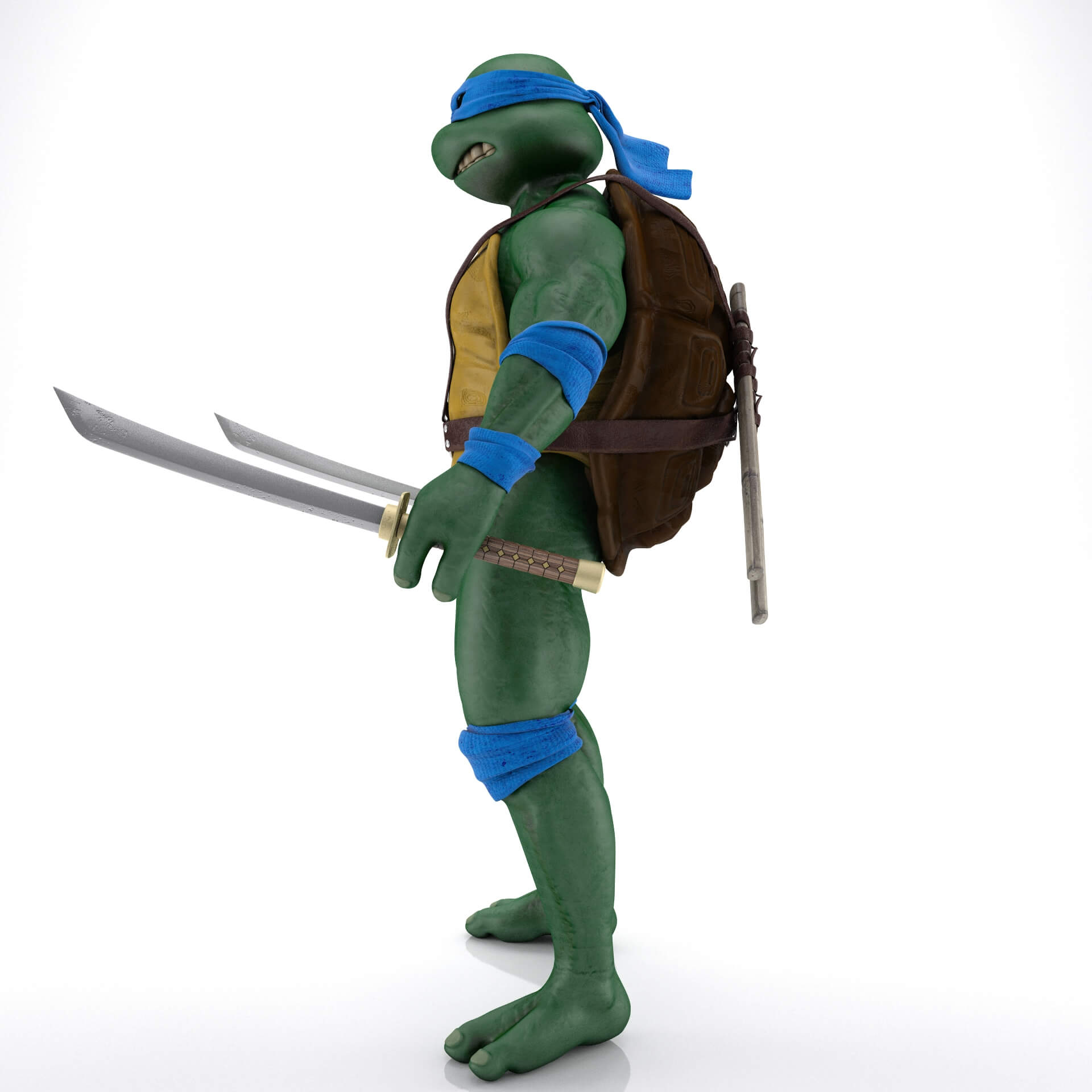 TMNT Ninja Turtles Leonardo - 3D Model by RenderBlade