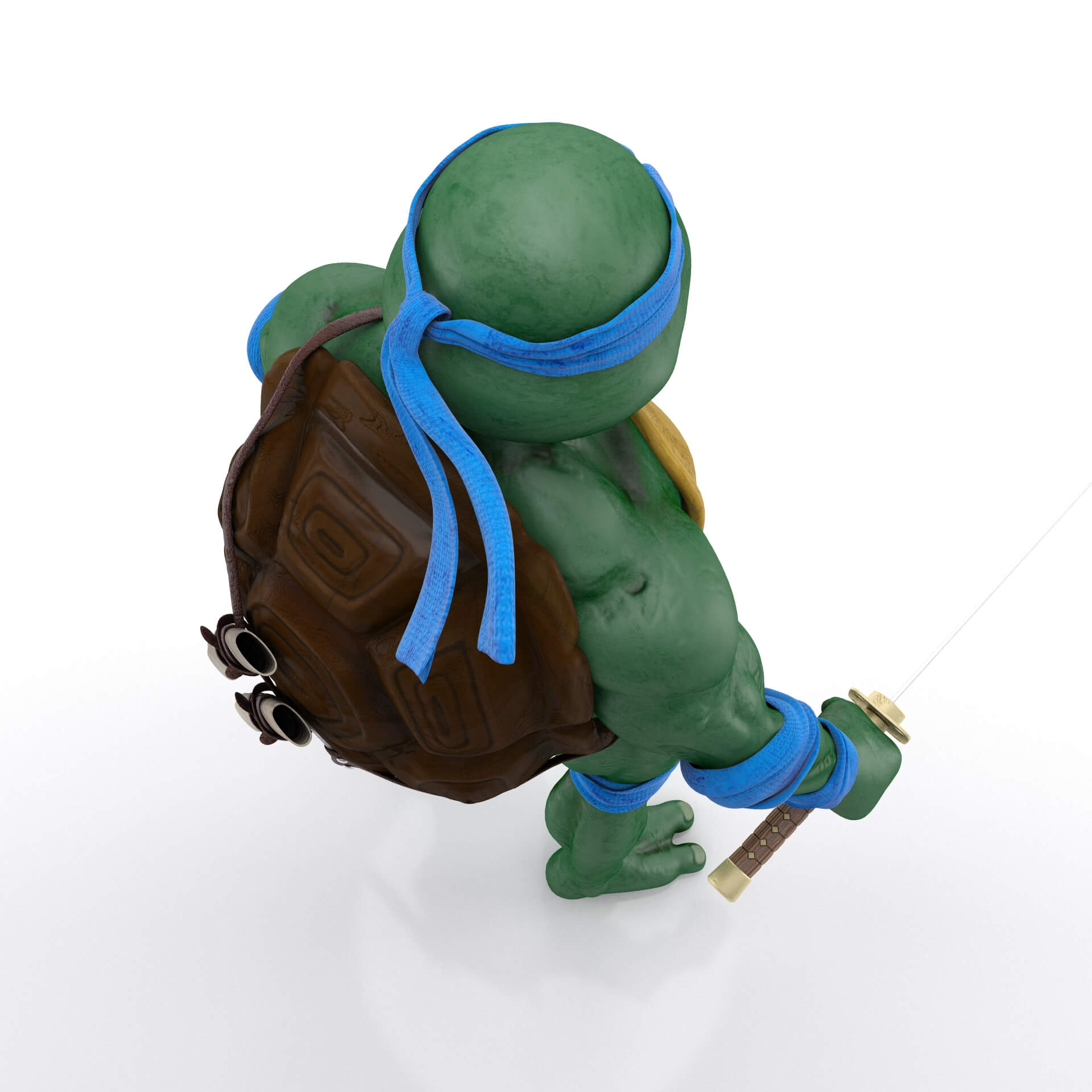 TMNT Ninja Turtles Leonardo - 3D Model by RenderBlade