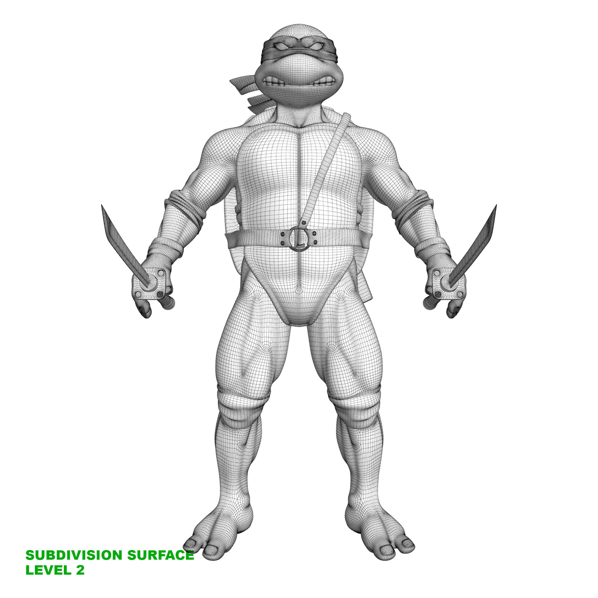 TMNT Ninja Turtles Leonardo - 3D Model by RenderBlade