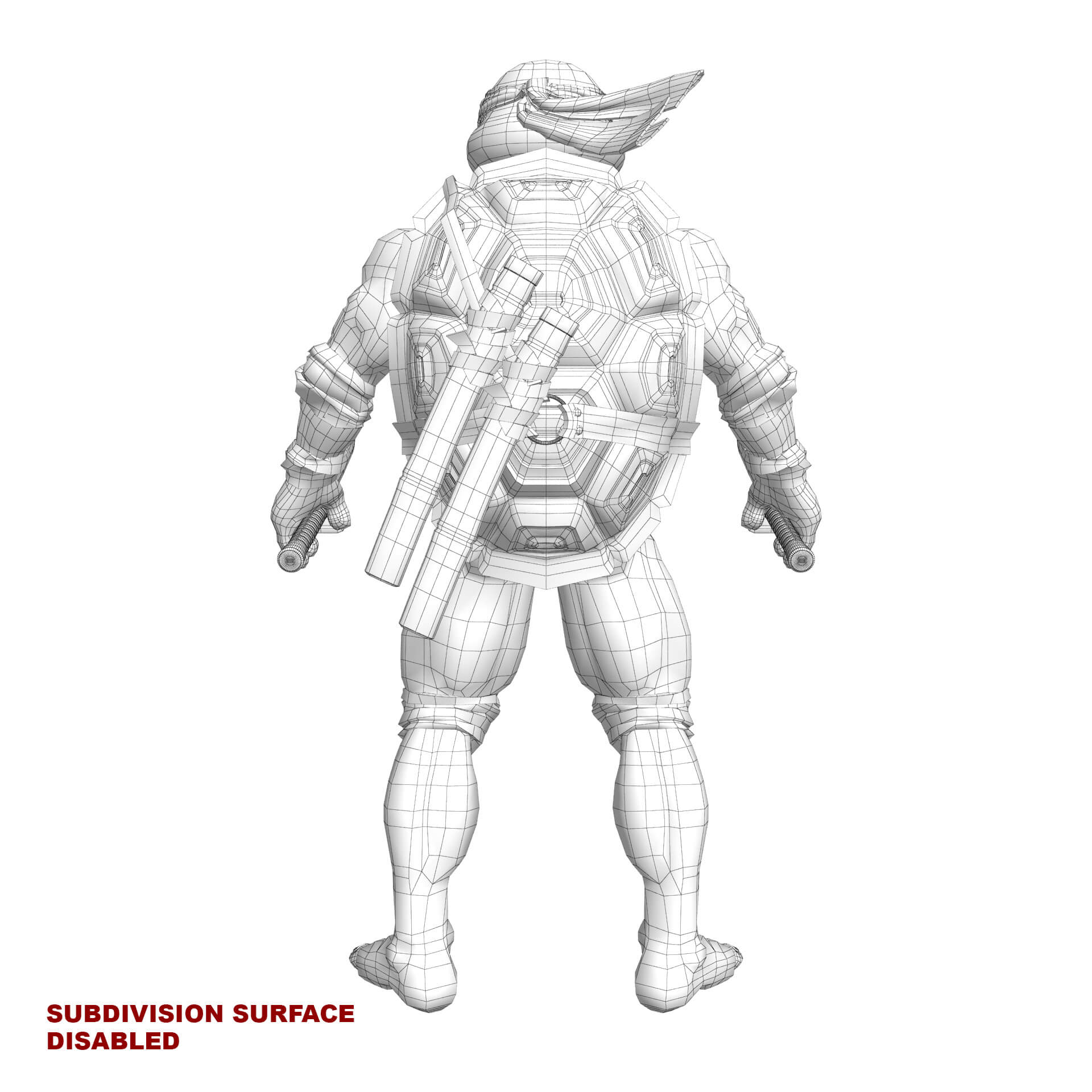 TMNT Ninja Turtles Leonardo - 3D Model by RenderBlade