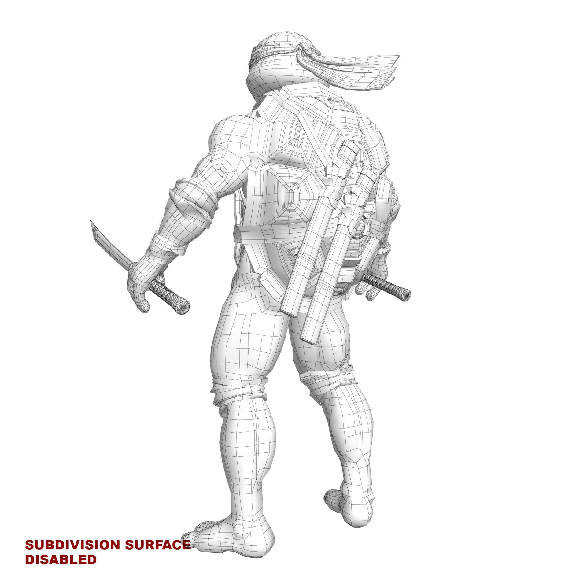 TMNT Ninja Turtles Leonardo - 3D Model by RenderBlade