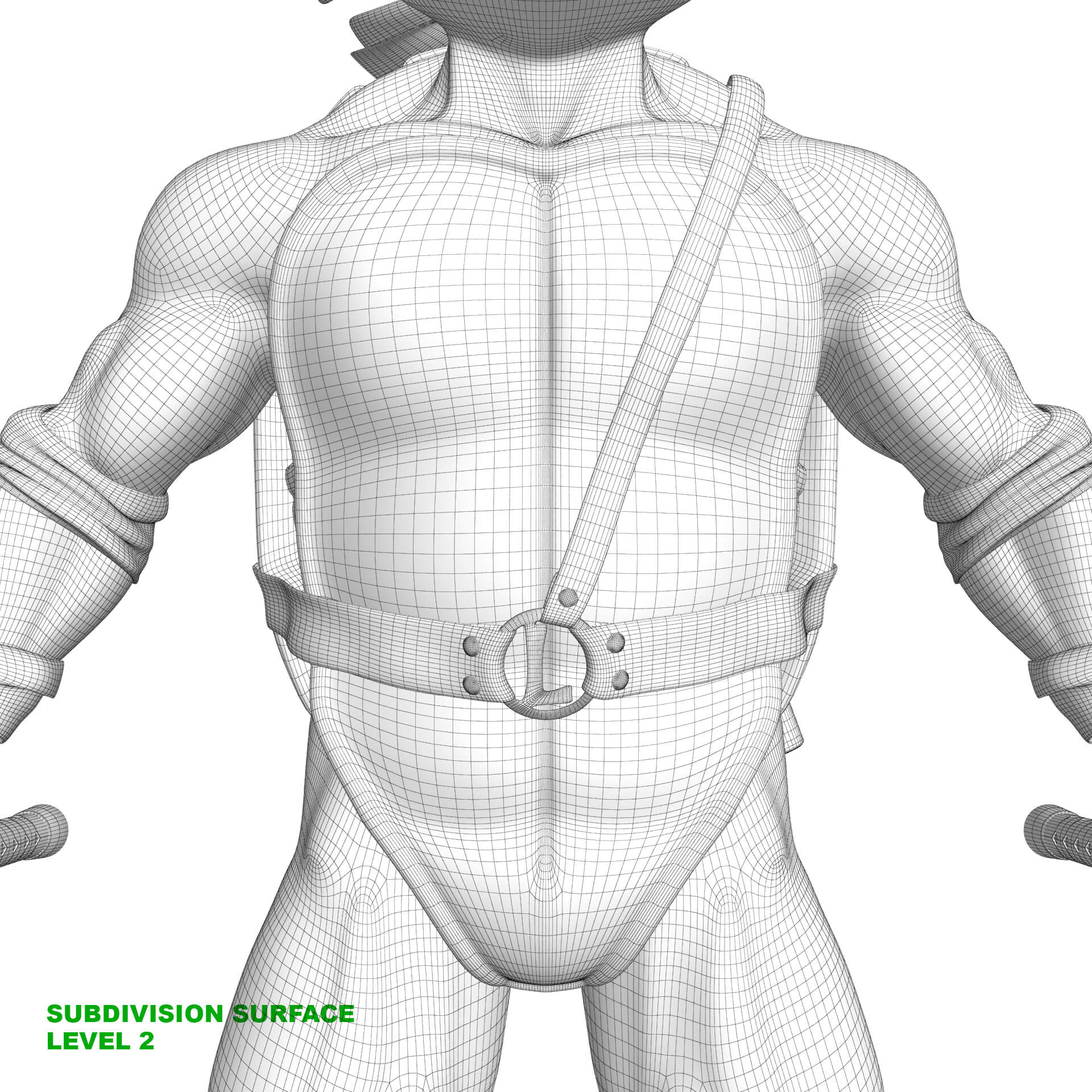 TMNT Ninja Turtles Leonardo - 3D Model by RenderBlade