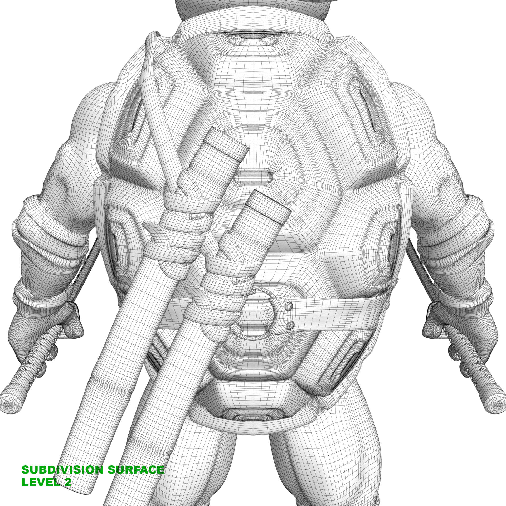 TMNT Ninja Turtles Leonardo - 3D Model by RenderBlade