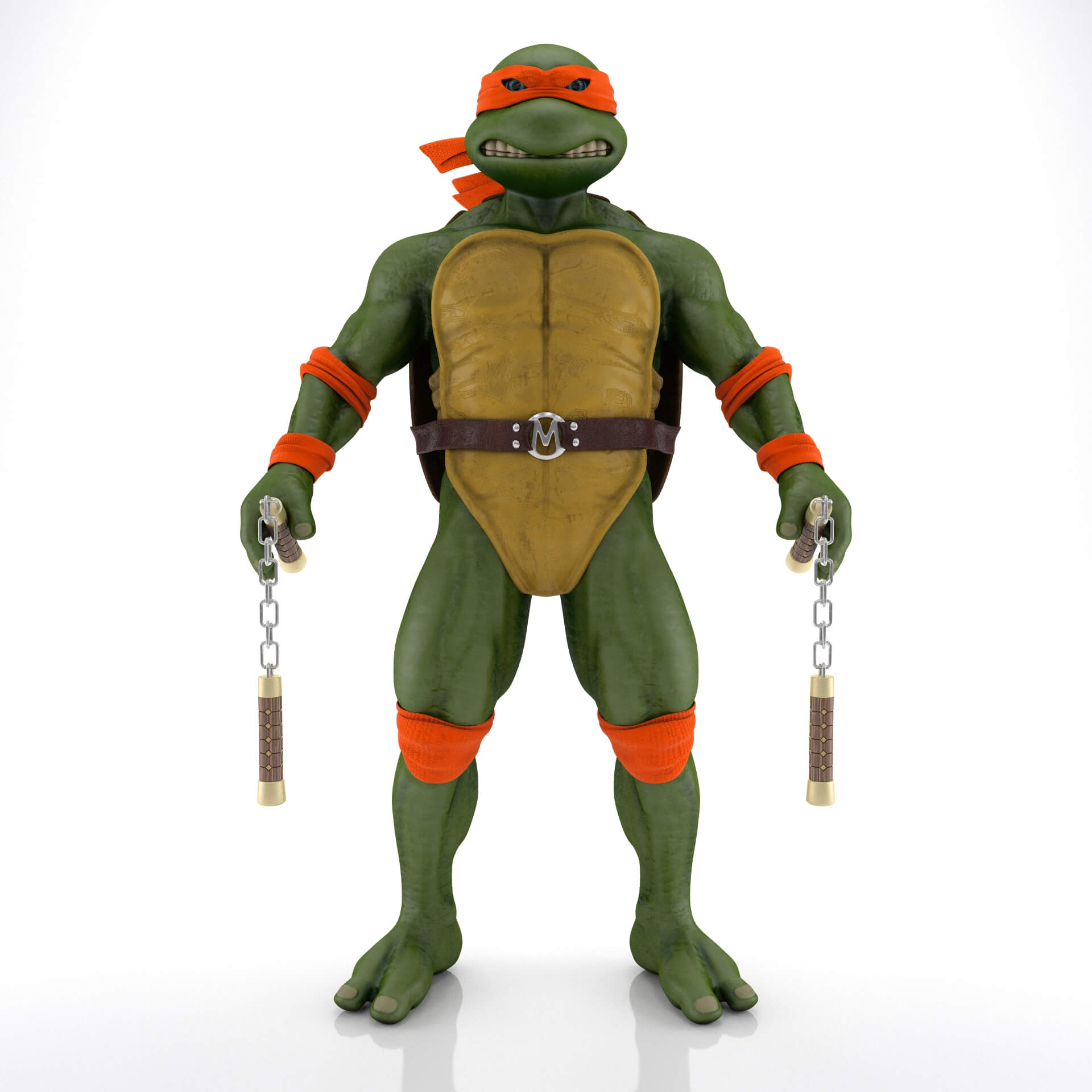 TMNT Ninja Turtles Michelangelo - 3D Model by RenderBlade