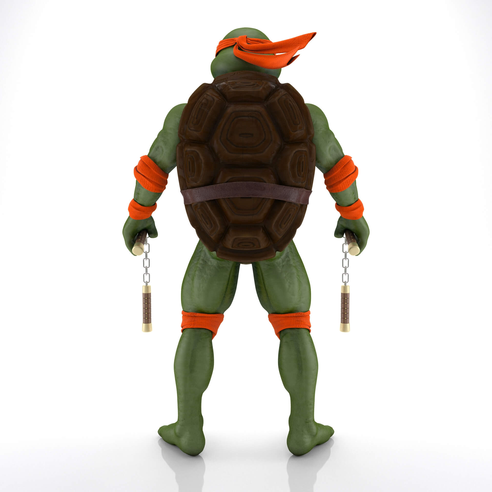 TMNT Ninja Turtles Michelangelo - 3D Model by RenderBlade
