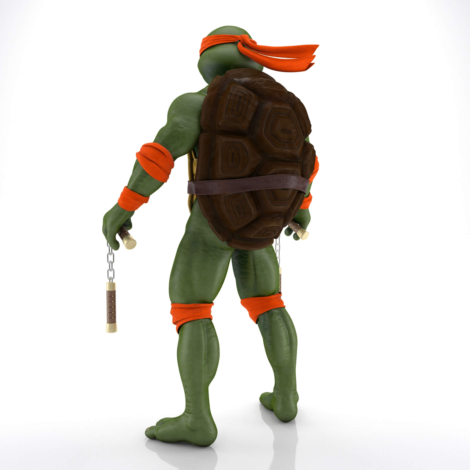TMNT Ninja Turtles Michelangelo - 3D Model by RenderBlade