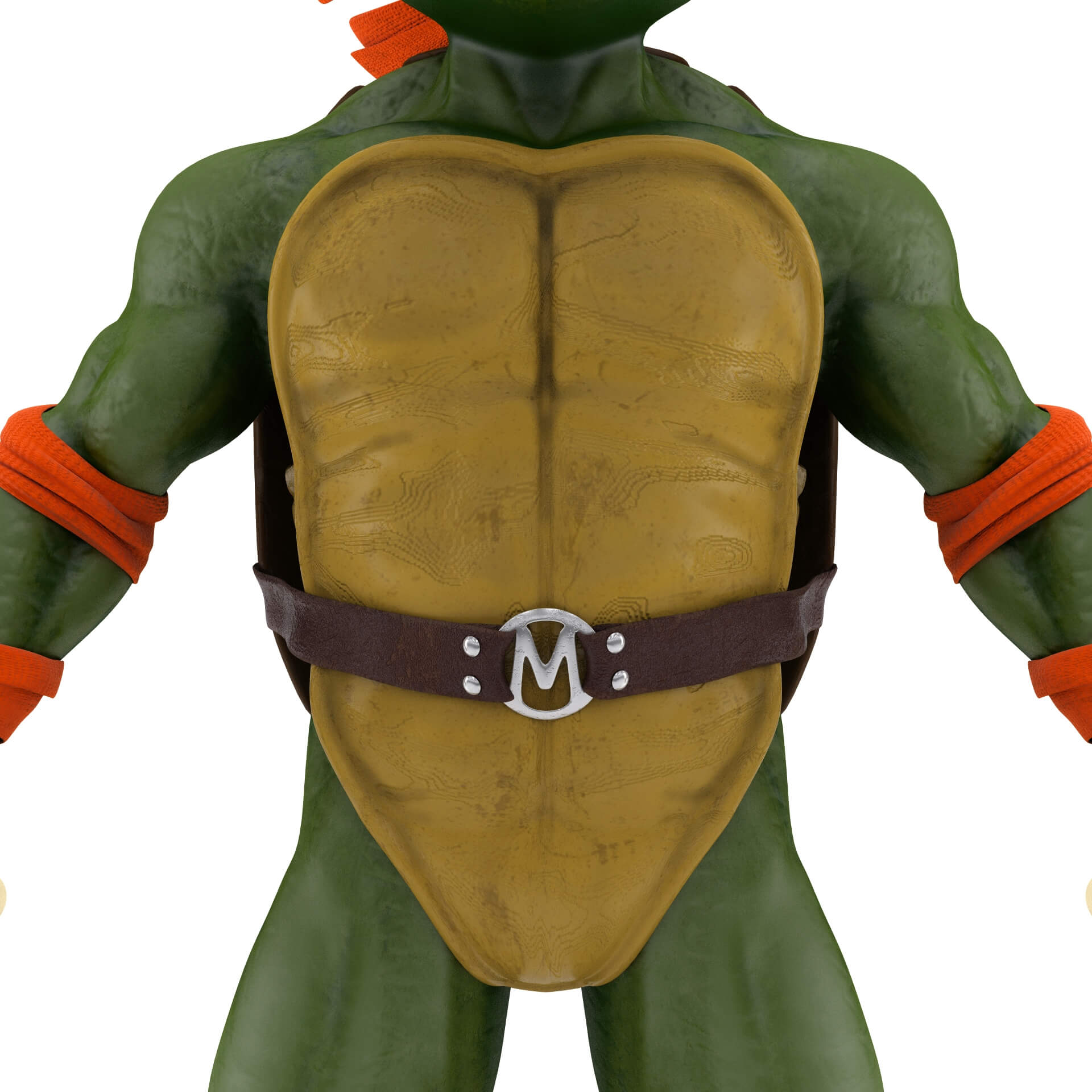 TMNT Ninja Turtles Michelangelo - 3D Model by RenderBlade