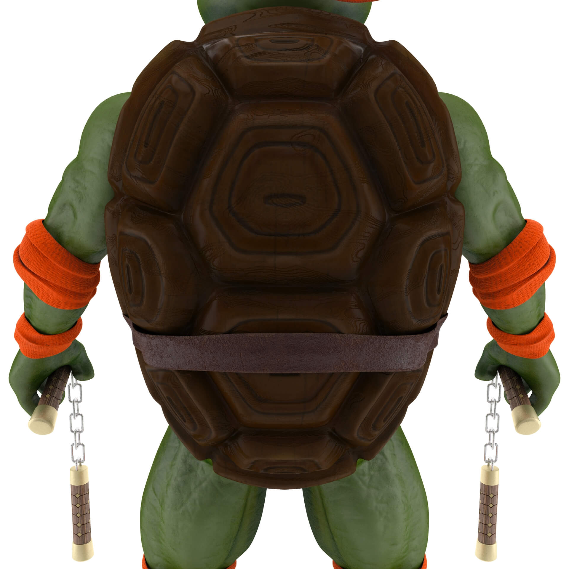 TMNT Ninja Turtles Michelangelo - 3D Model by RenderBlade